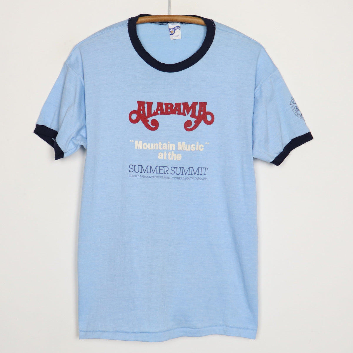 Original vintage 1982 Alabama Summer Summit Record Bar Convention Shirt | WyCo Vintage