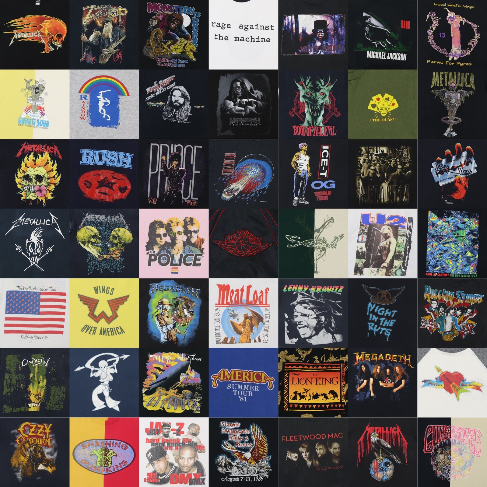 Collection 414 - Authentic Vintage Band & Tour T-Shirts – WyCo Vintage