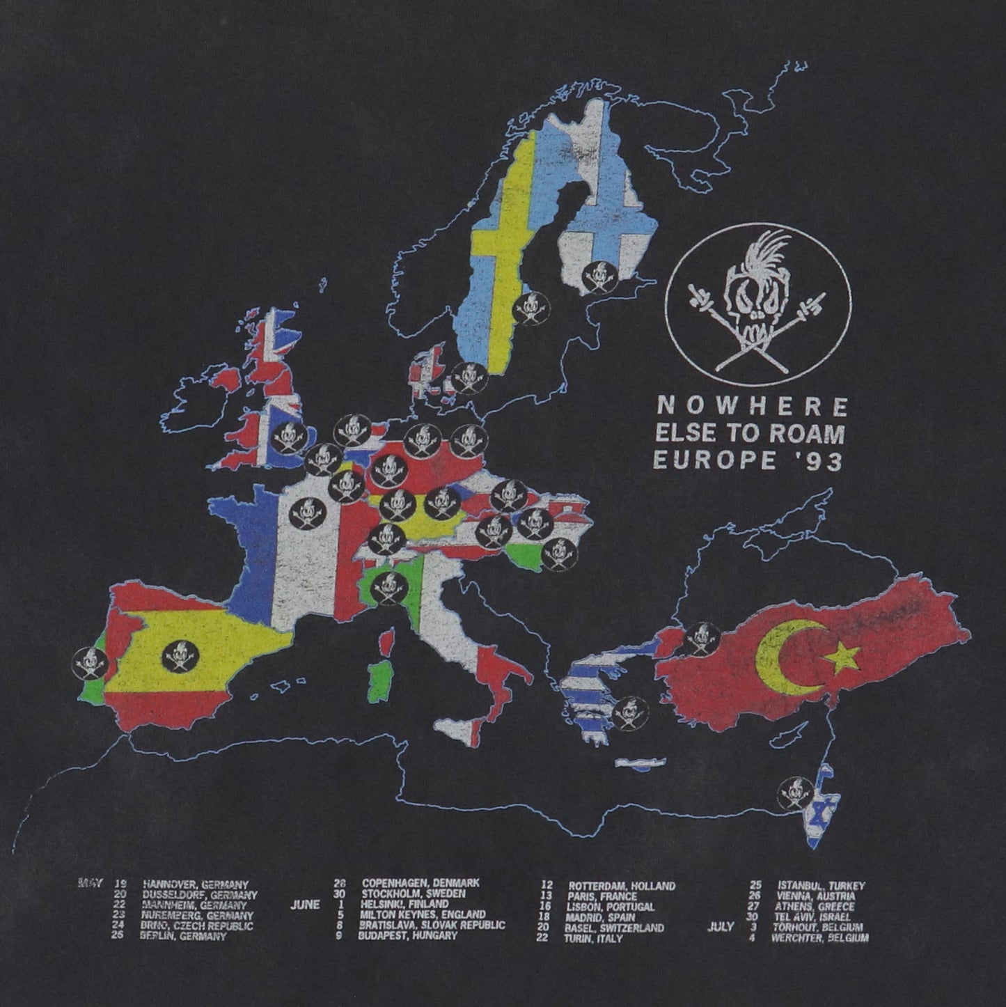 1992 Metallica European Tour Shirt – WyCo Vintage 1992 Metallica European Tour Shirt – WyCo Vintage