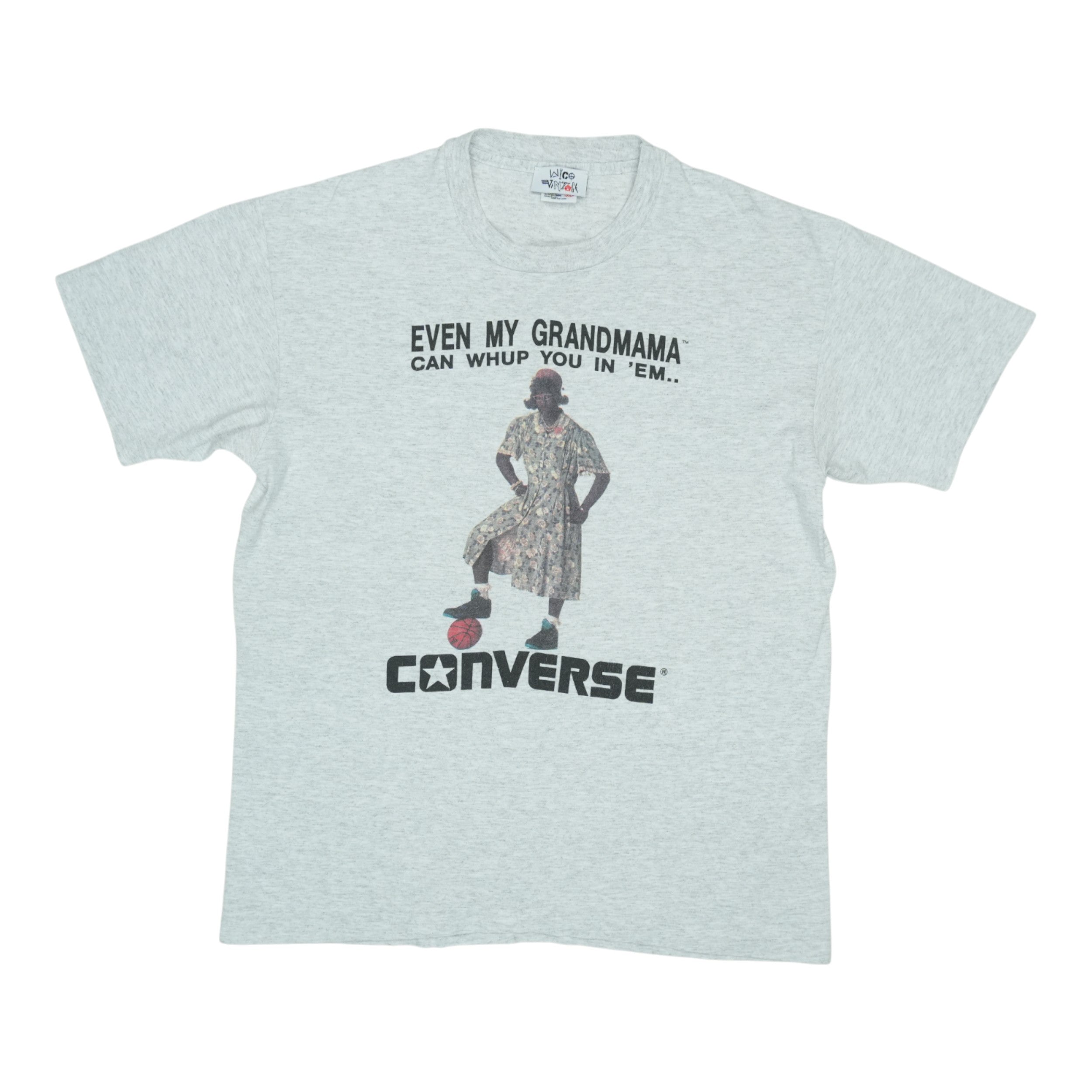 Vintage 1990s Larry Johnson Grand Mama Converse Shirt Shirt | WyCo Vintage