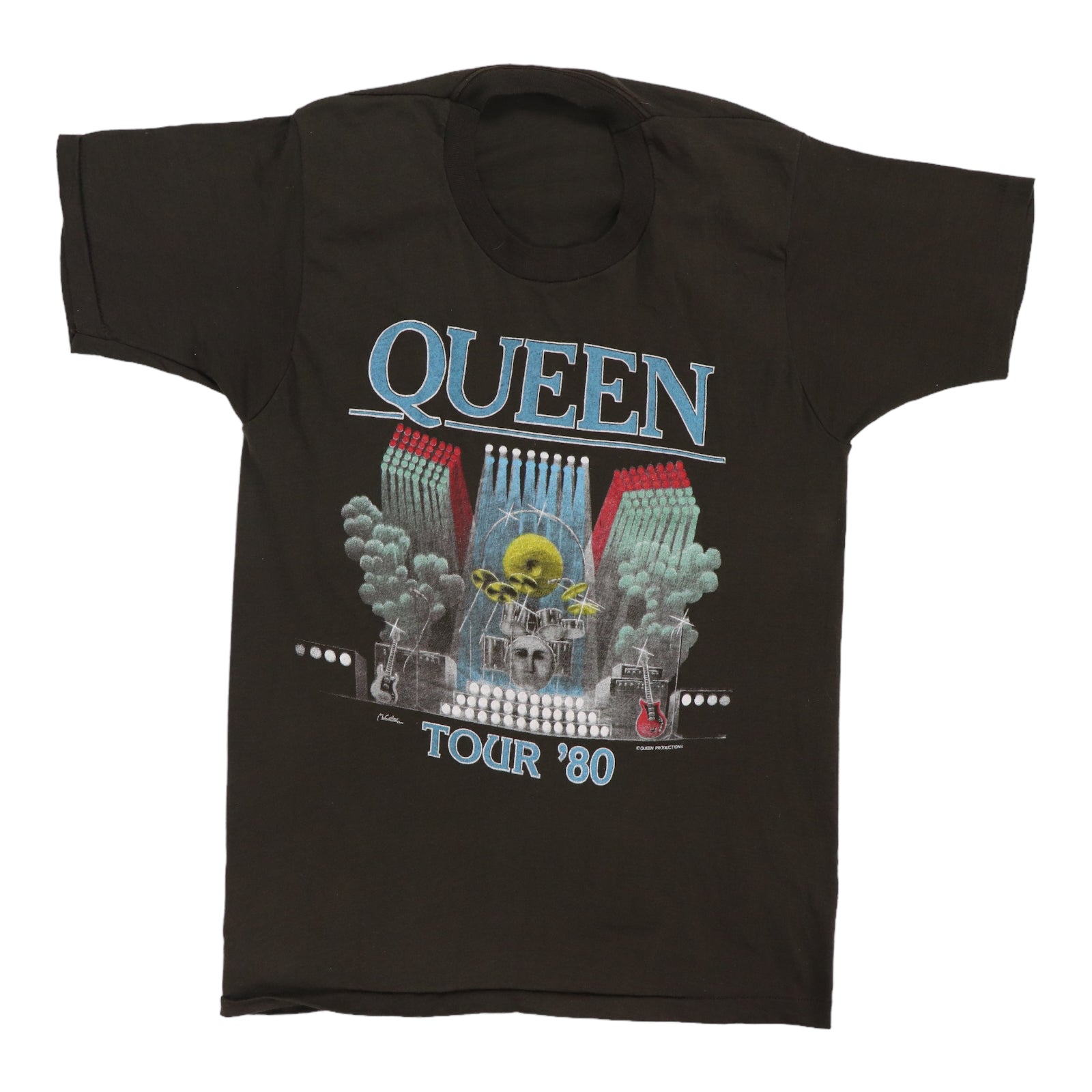 Original vintage 1980 Queen Tour Shirt | WyCo Vintage
