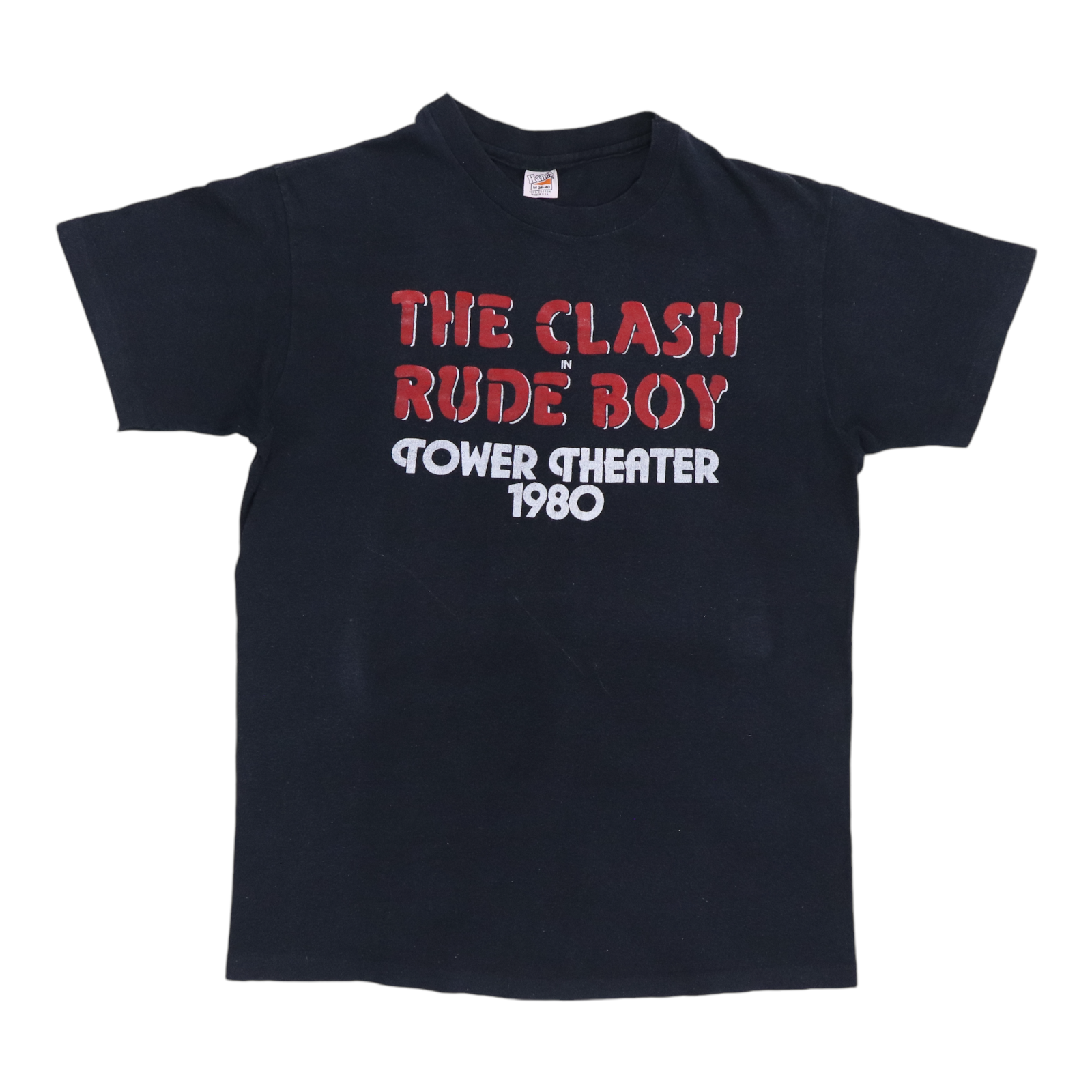 Vintage 1980 The Clash in Rude Boy Premier Tower Theatre Shirt – WyCo ...