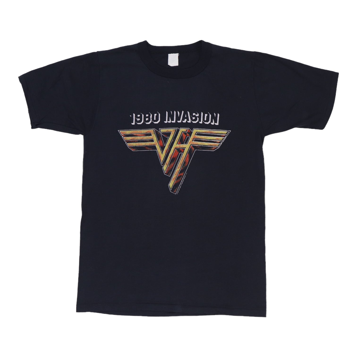 Original vintage 1980 Van Halen Invasion Shirt | WyCo Vintage