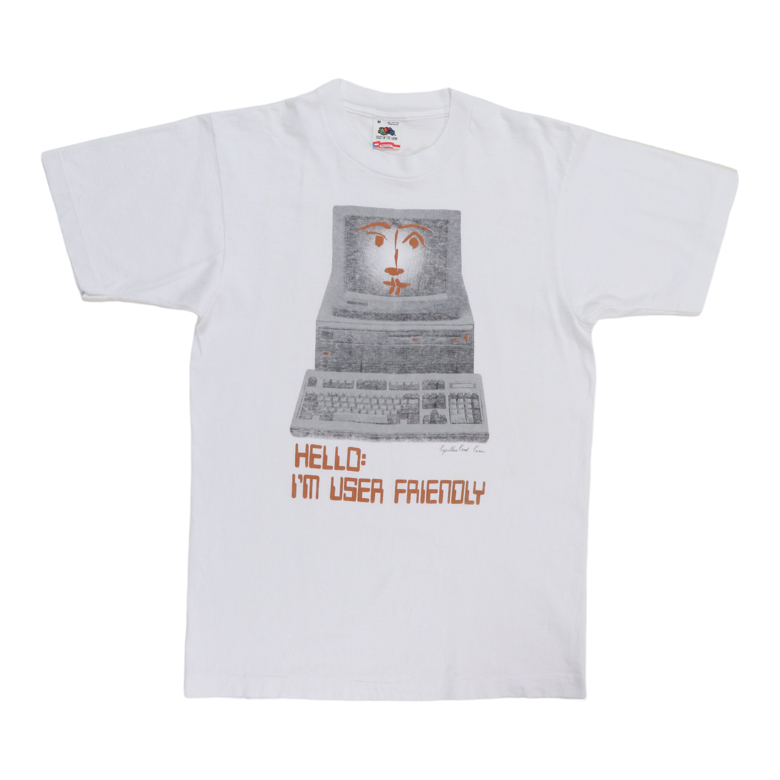 1980s Hello I'm User Friendly Computer Shirt – WyCo Vintage