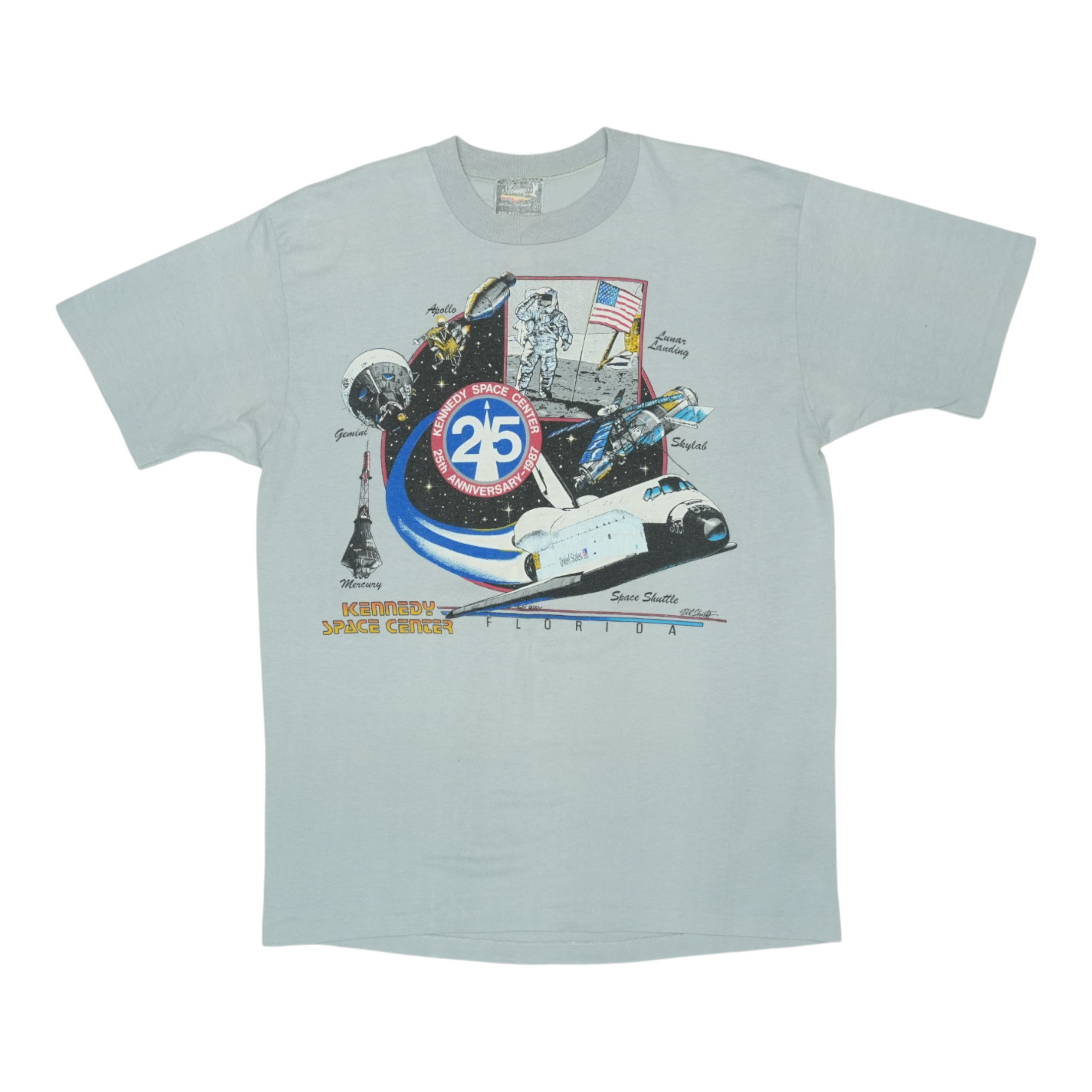 1980s Kennedy Space Center NASA Shirt | Authentic Vintage Tee – WyCo ...