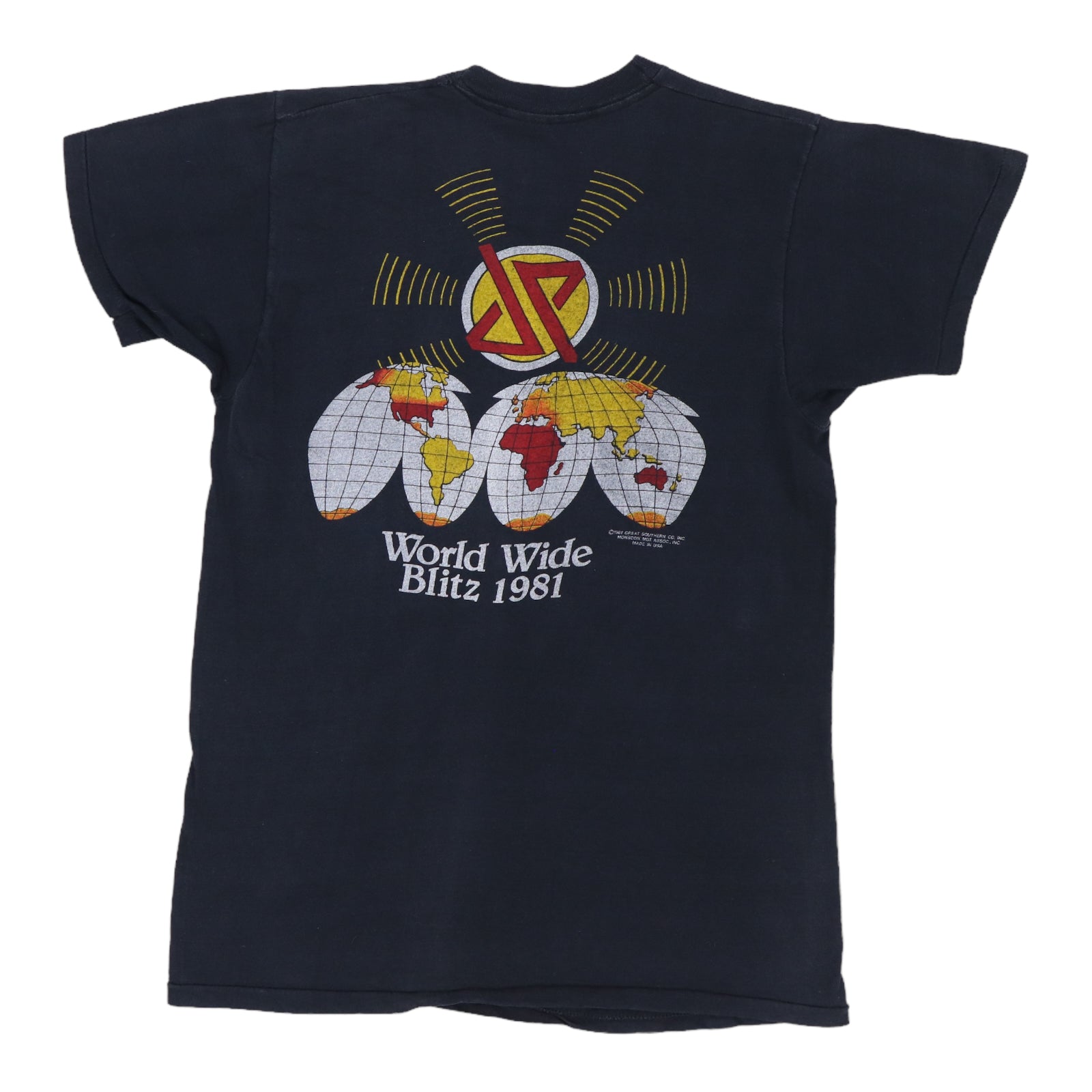 1981 Judas Priest Point Of Entry Tour Shirt | Authentic Vintage Tee ...