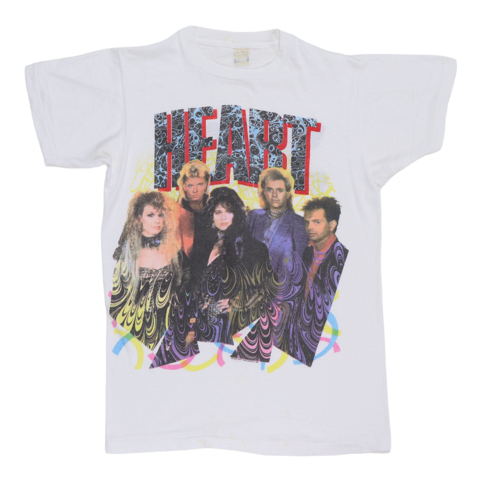 1985 Heart World Tour Shirt | Authentic Vintage Tee – WyCo Vintage
