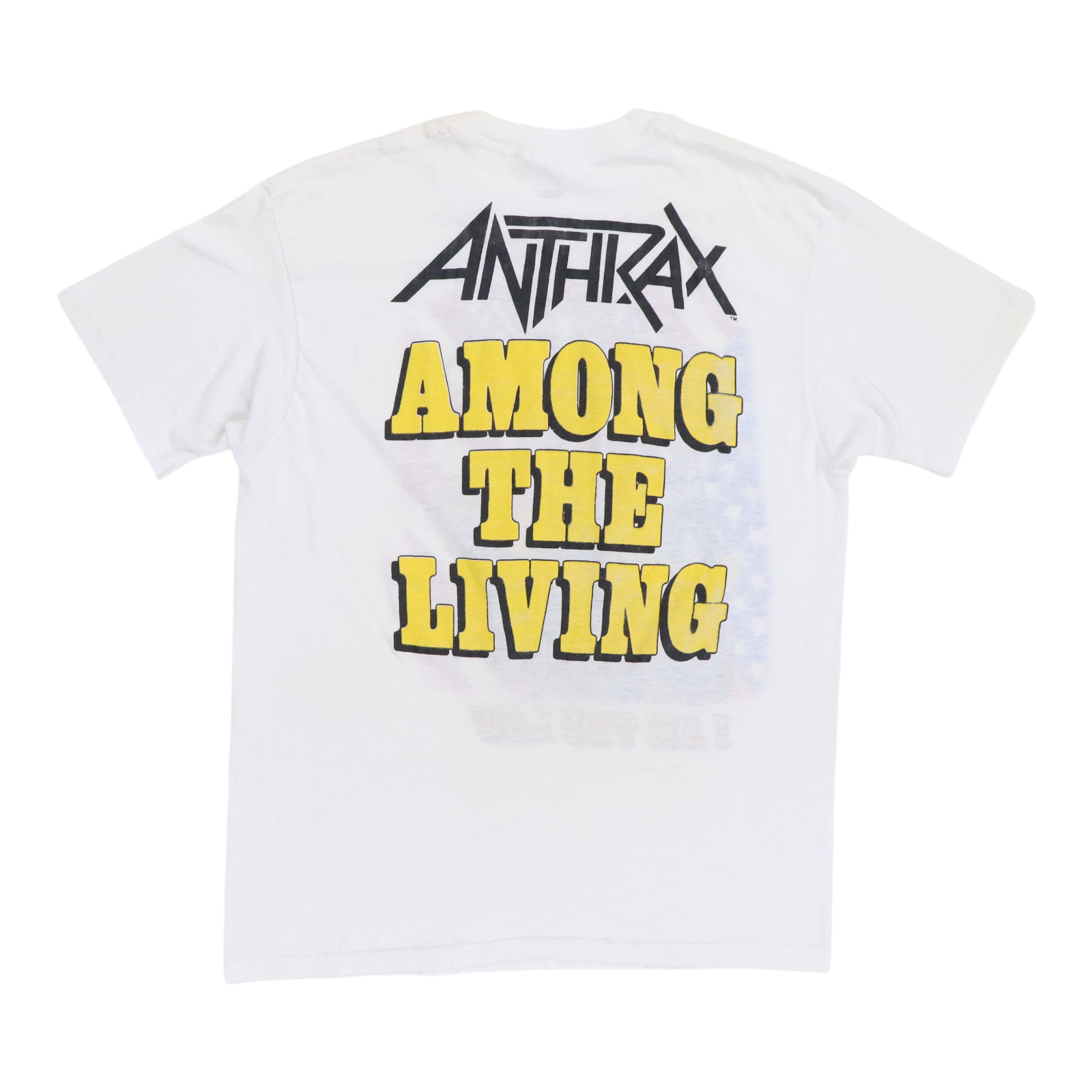 1986 Anthrax Among The Living Judge Dredd Shirt | Authentic Vintage ...