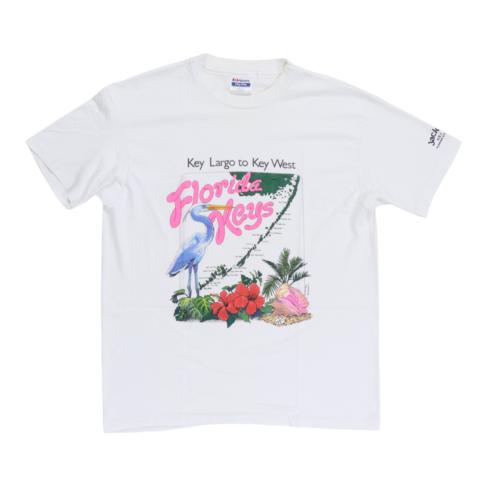 1986 Florida Key Large Key West Shirt | Authentic Vintage Tee – WyCo ...