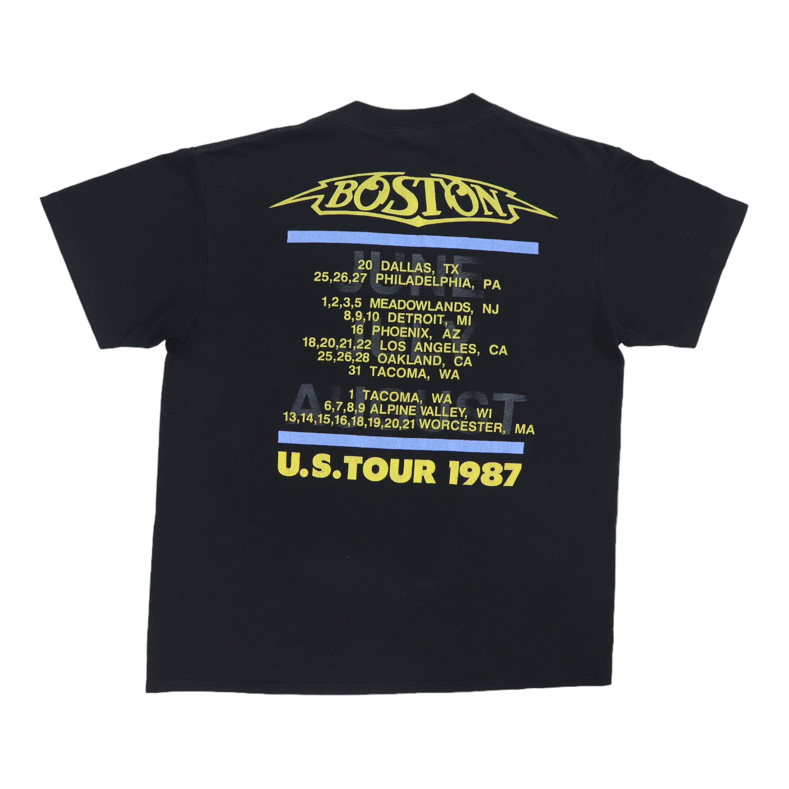 1987 Boston Third Stage Tour Shirt | Authentic Vintage Tee – WyCo Vintage
