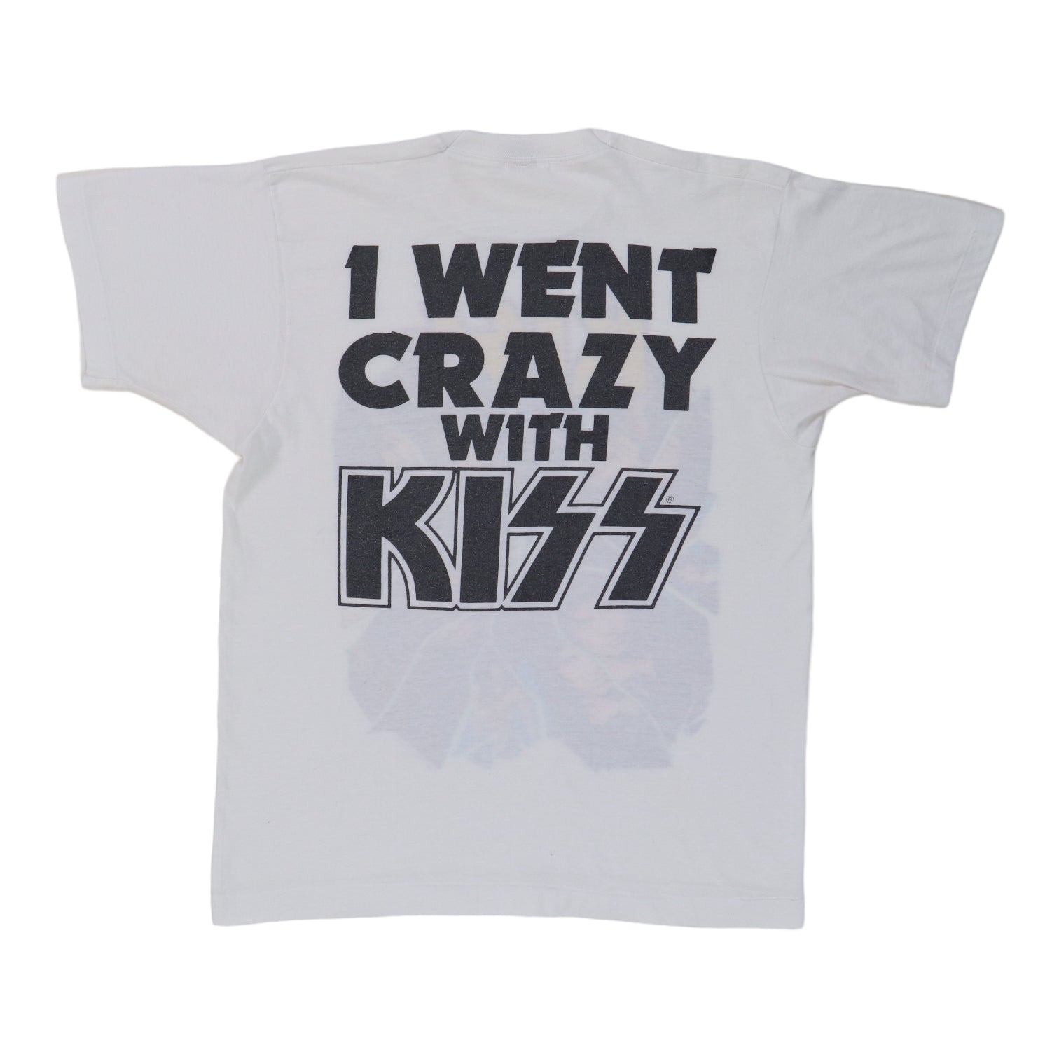 1987 Kiss I Went Crazy With Kiss Tour Shirt | Authentic Vintage Tee ...