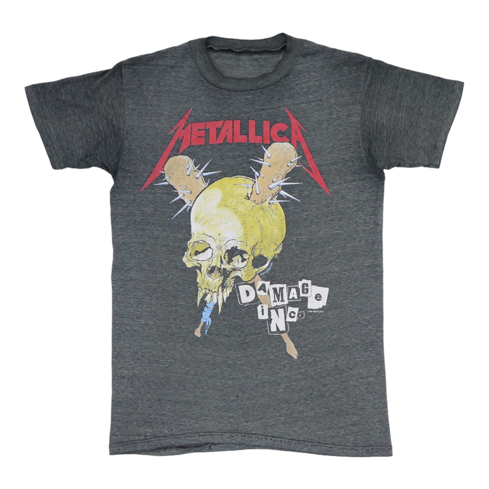 1987 Metallica Damage Inc Tour Shirt – WyCo Vintage