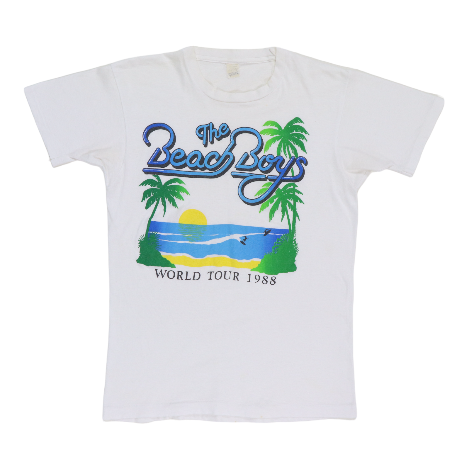 1988 Beach Boys World Tour Shirt | Authentic Vintage Tee – WyCo Vintage