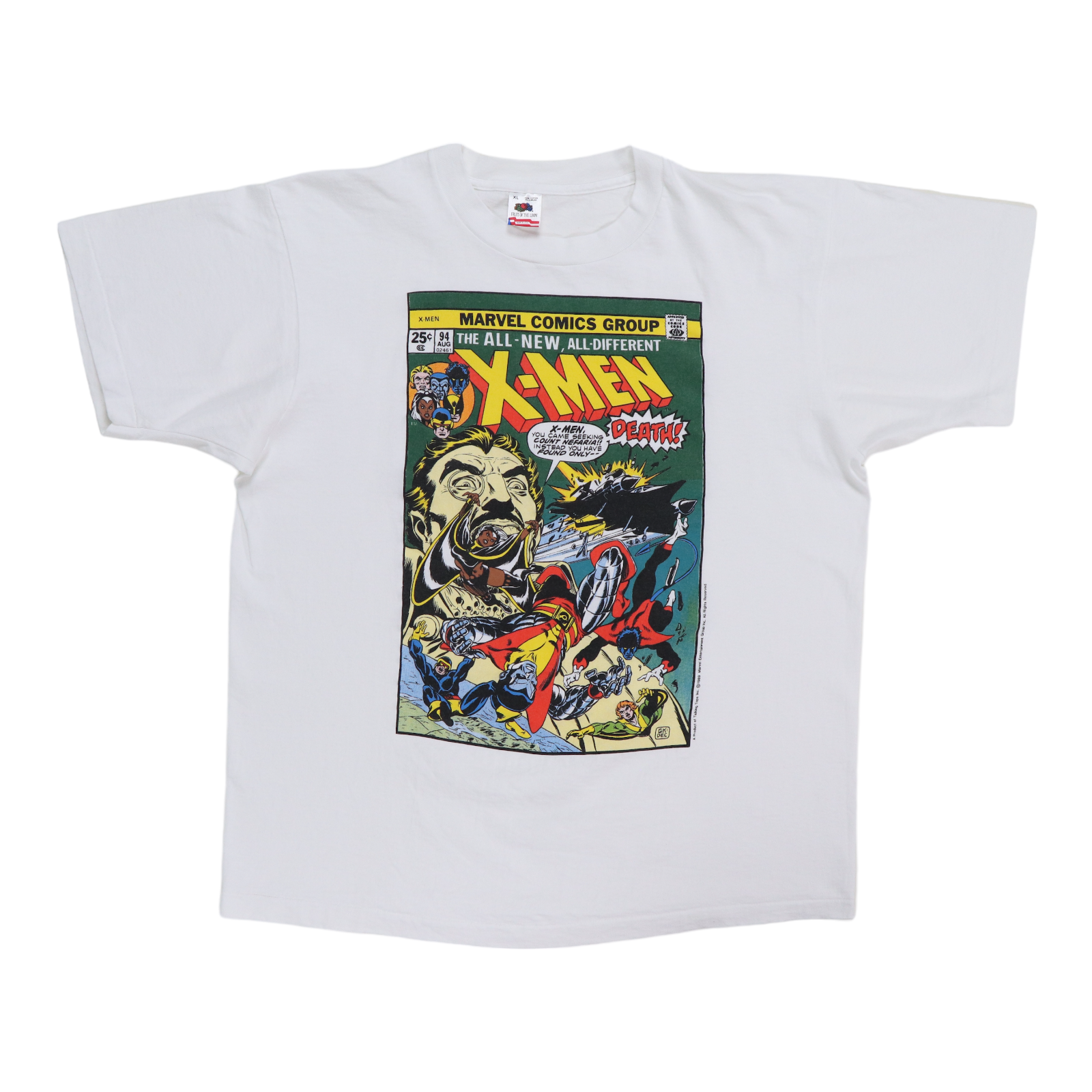 Original vintage 1989 X-Men Count Nefaria Marvel Comics Shirt | WyCo ...