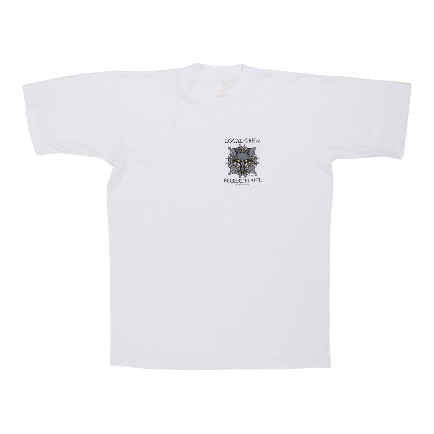 Original vintage 1990 Robert Plant Manic Nirvana Crew Tour Shirt | WyCo ...