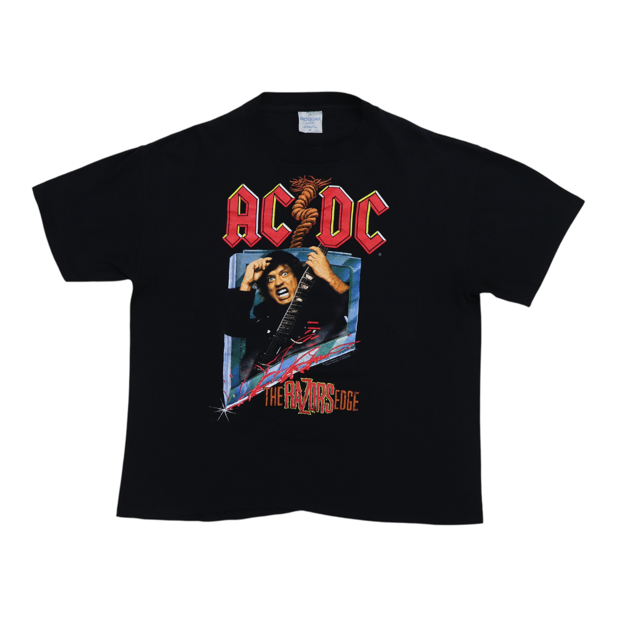 1990 ACDC Razors Edge World Tour Vintage T-Shirt ‚Äì Rare & Authentic ...