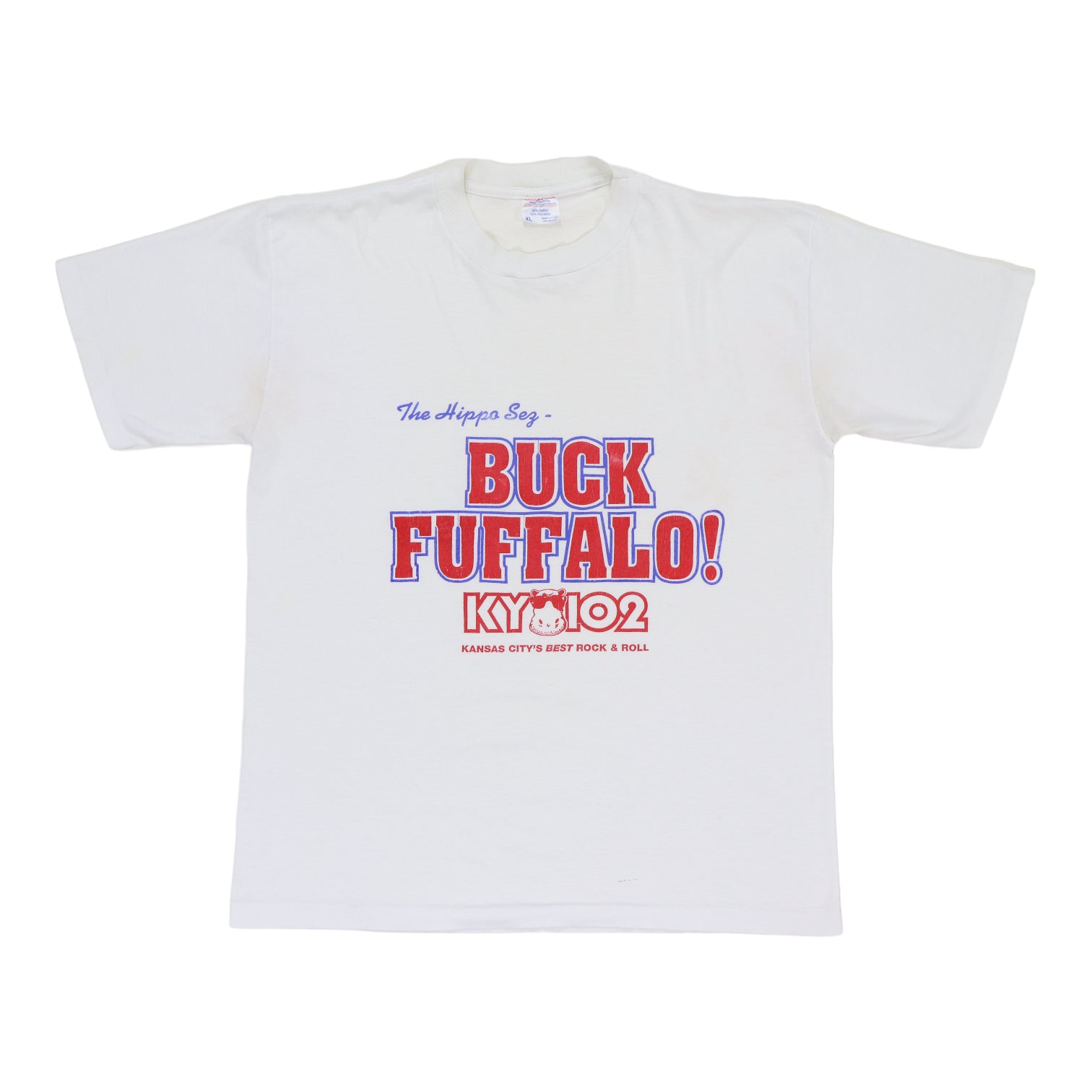 1990s Buck Fuffalo Kansas City KY102 Shirt | Authentic Vintage Tee ...