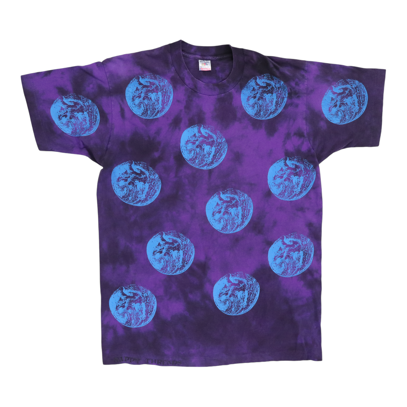 Original vintage 1990s Earth All Over Print Nappy Threads Shirt | WyCo ...