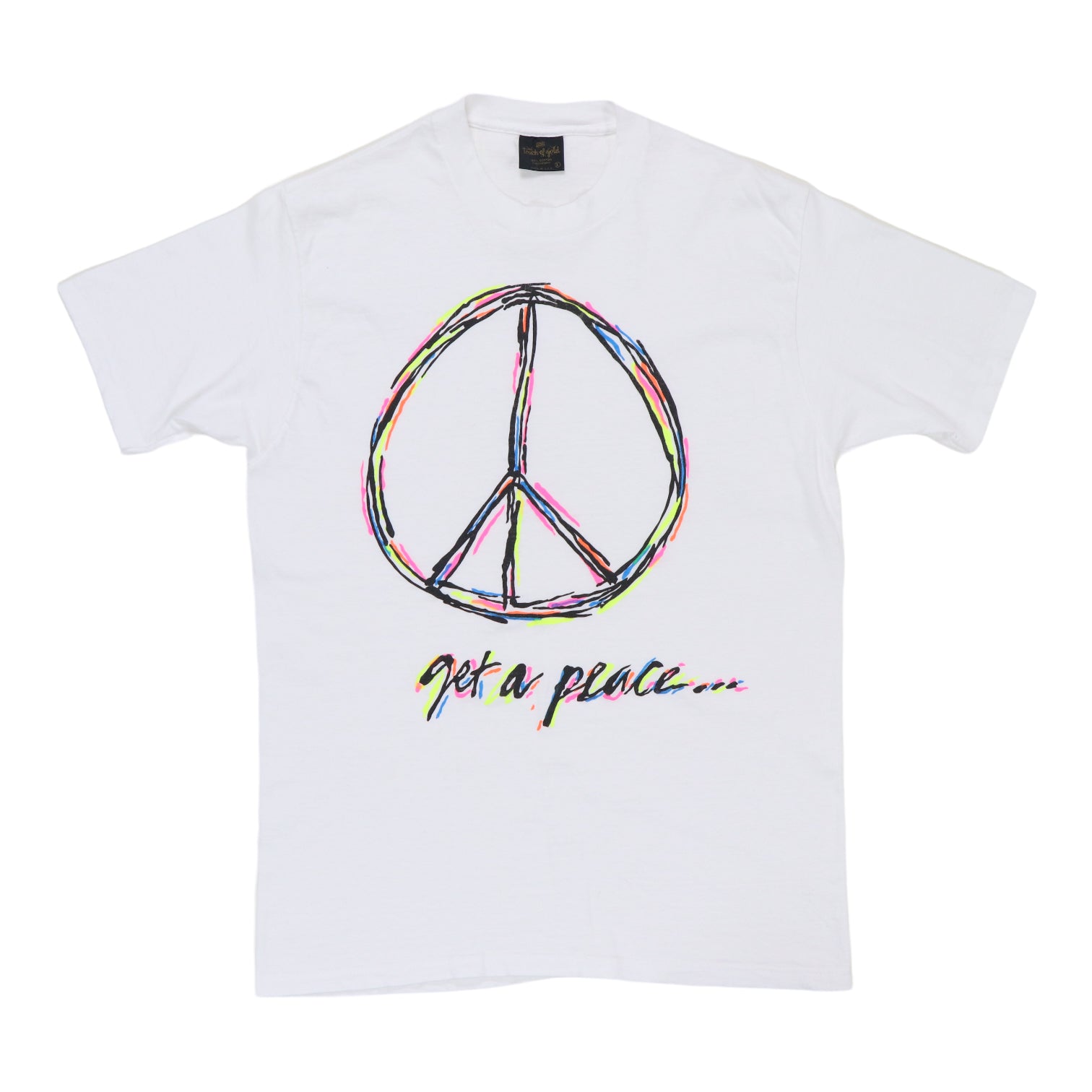 Original vintage 1990s Get A Peace Sign Shirt | WyCo Vintage