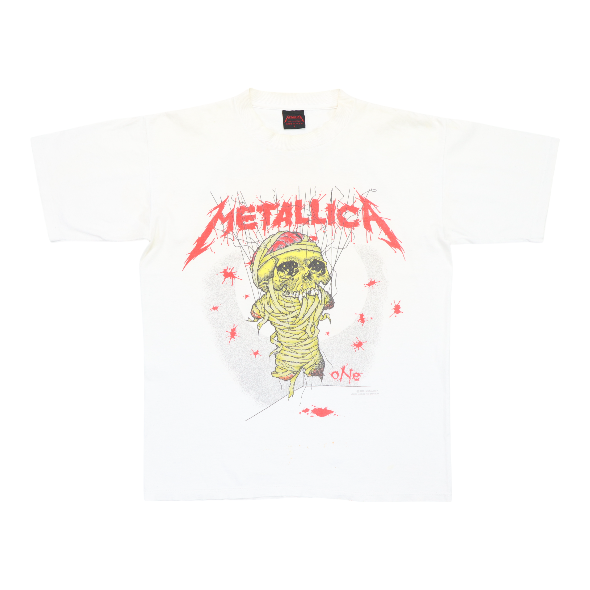 Vintage 1990s Metallica One Shirt - Authentic Collectible T-Shirt ...