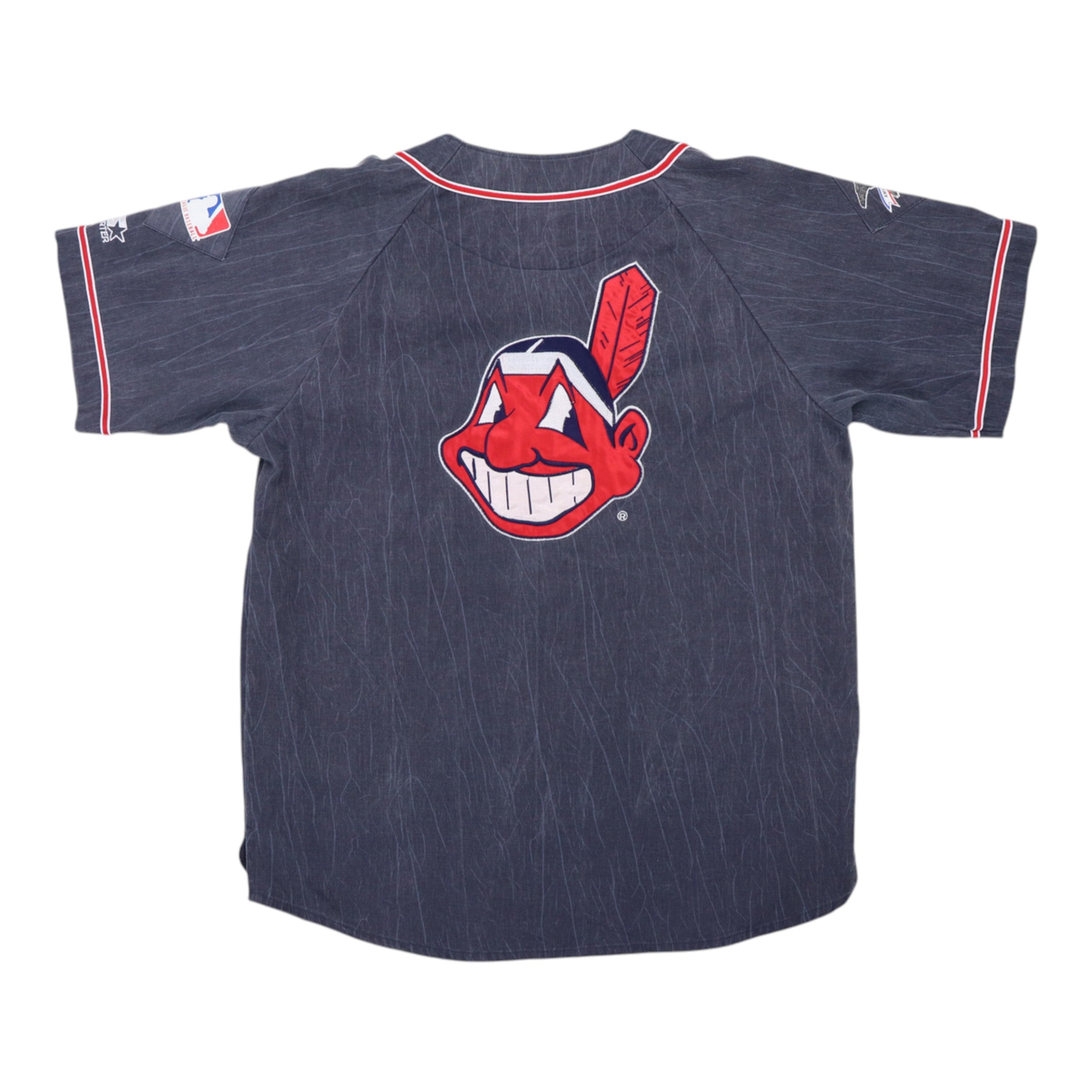 1990s Cleveland Indians Starter Baseball Jersey | Authentic Vintage ...