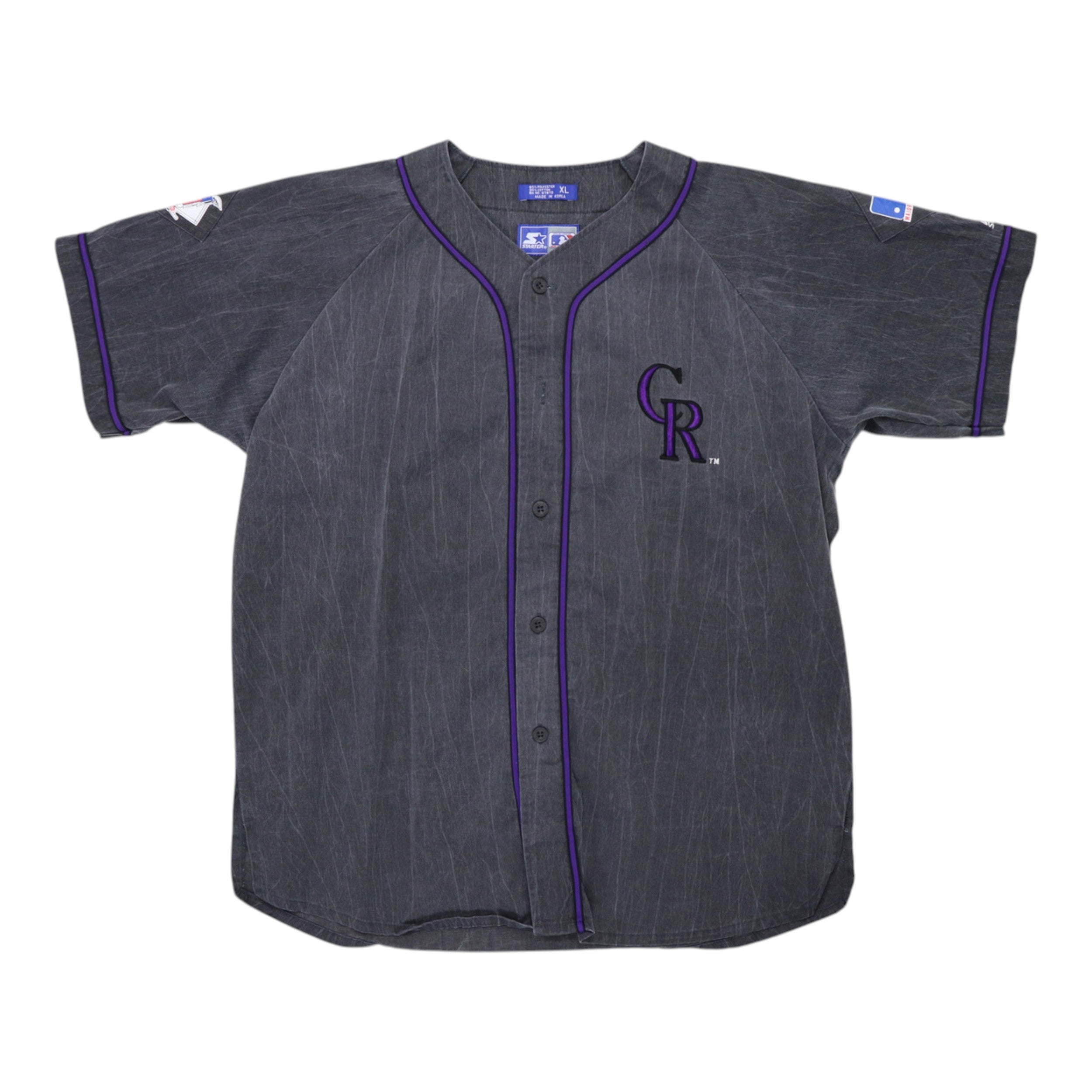 1990s Colorado Rockies Starter Baseball Jersey | Authentic Vintage ...