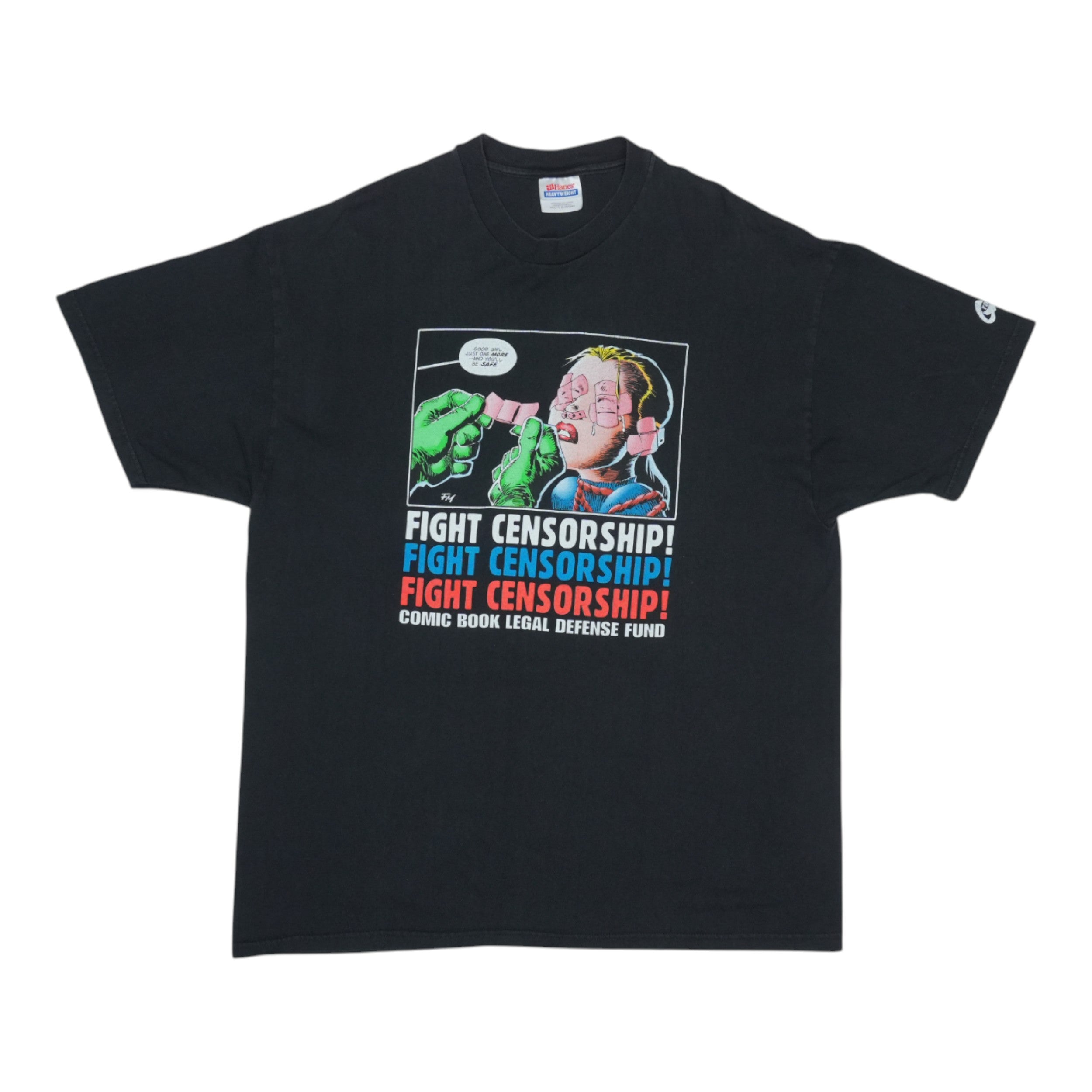 1990s Fight Censorship Comic Book Legal Defense Fund Shirt – WyCo Vintage