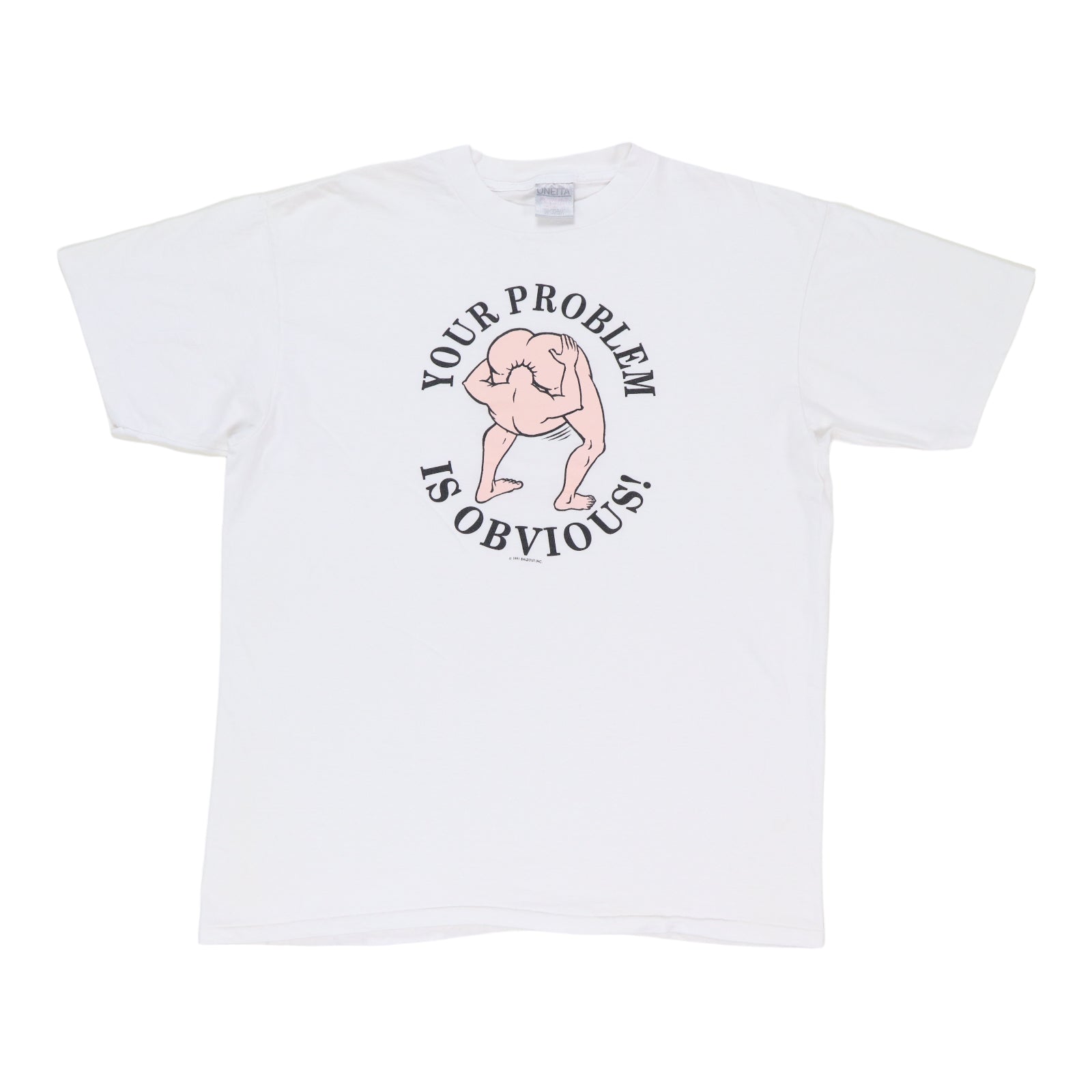 1991 Your Problem Is Obvious Shirt – WyCo Vintage