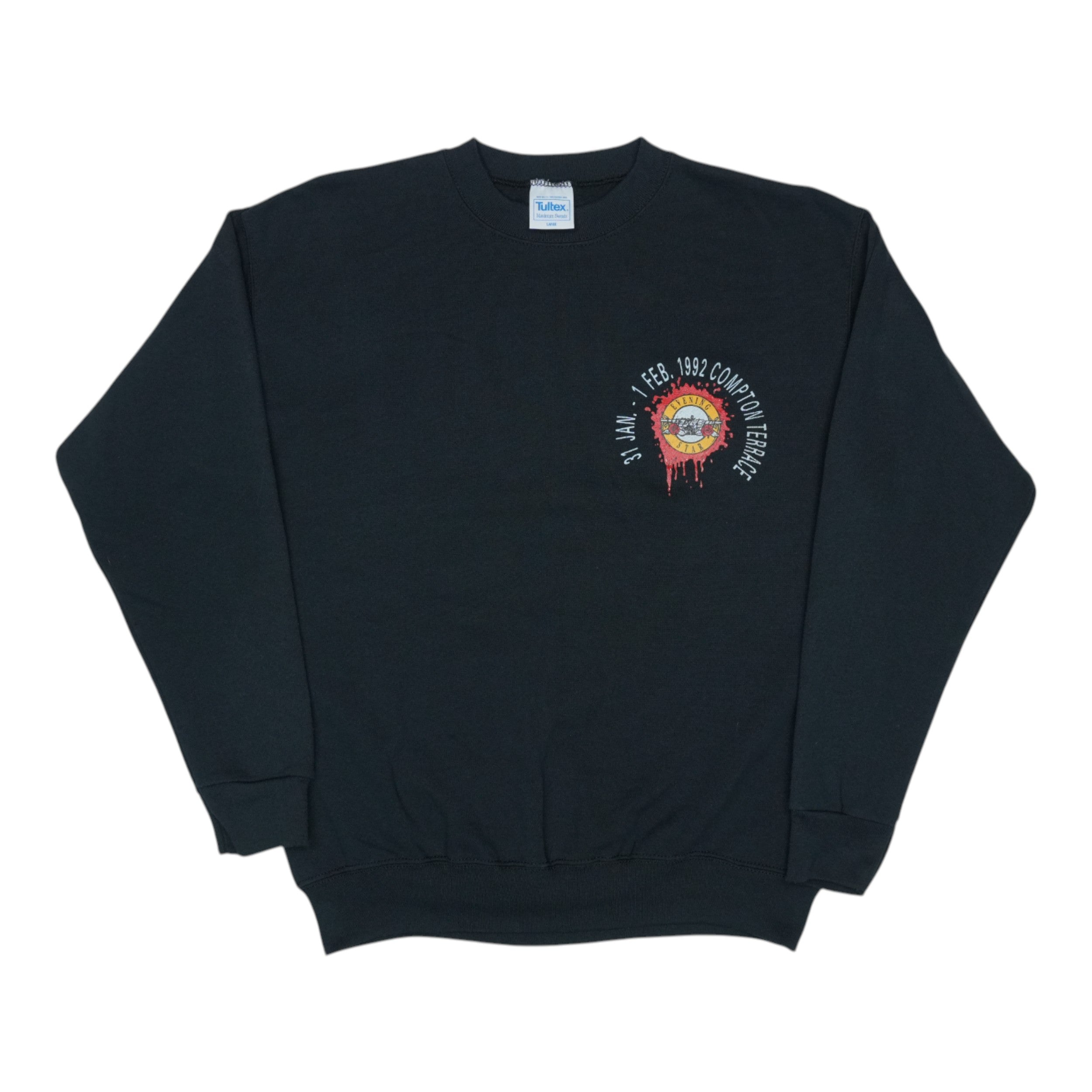 1992 Guns N Roses Compton Terrace Arizona Concert Crew Sweatshirt ...