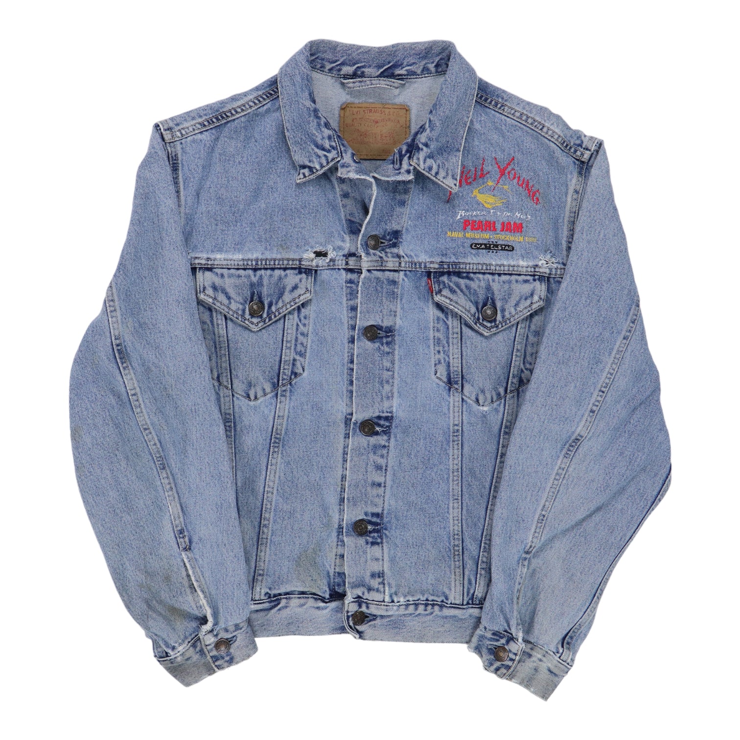 1993 Neil Young & Pearl Jam Naval Museum Concert Jacket | Authentic ...