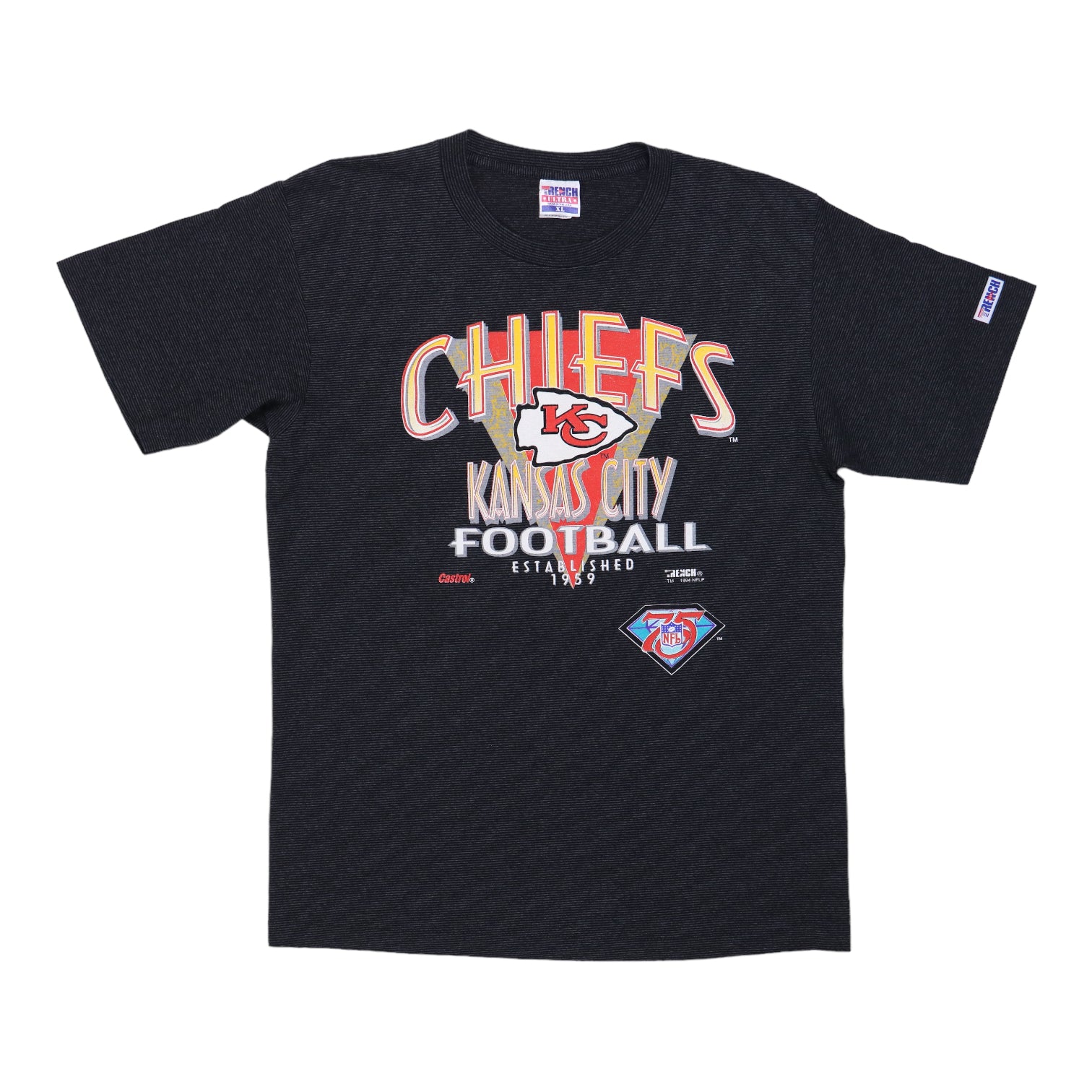 1994 Kansas City Chiefs NFL 75th Anniversary Shirt – WyCo Vintage