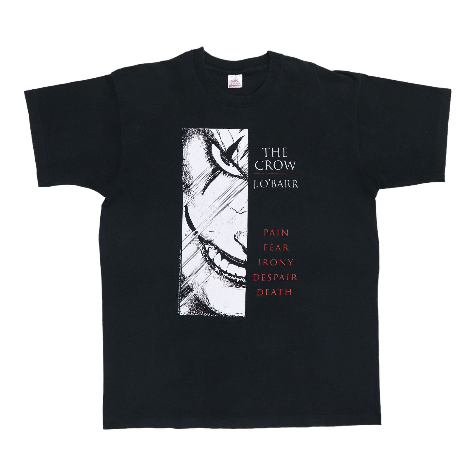 Original vintage 1994 The Crow Pain Despair Death Shirt | WyCo Vintage