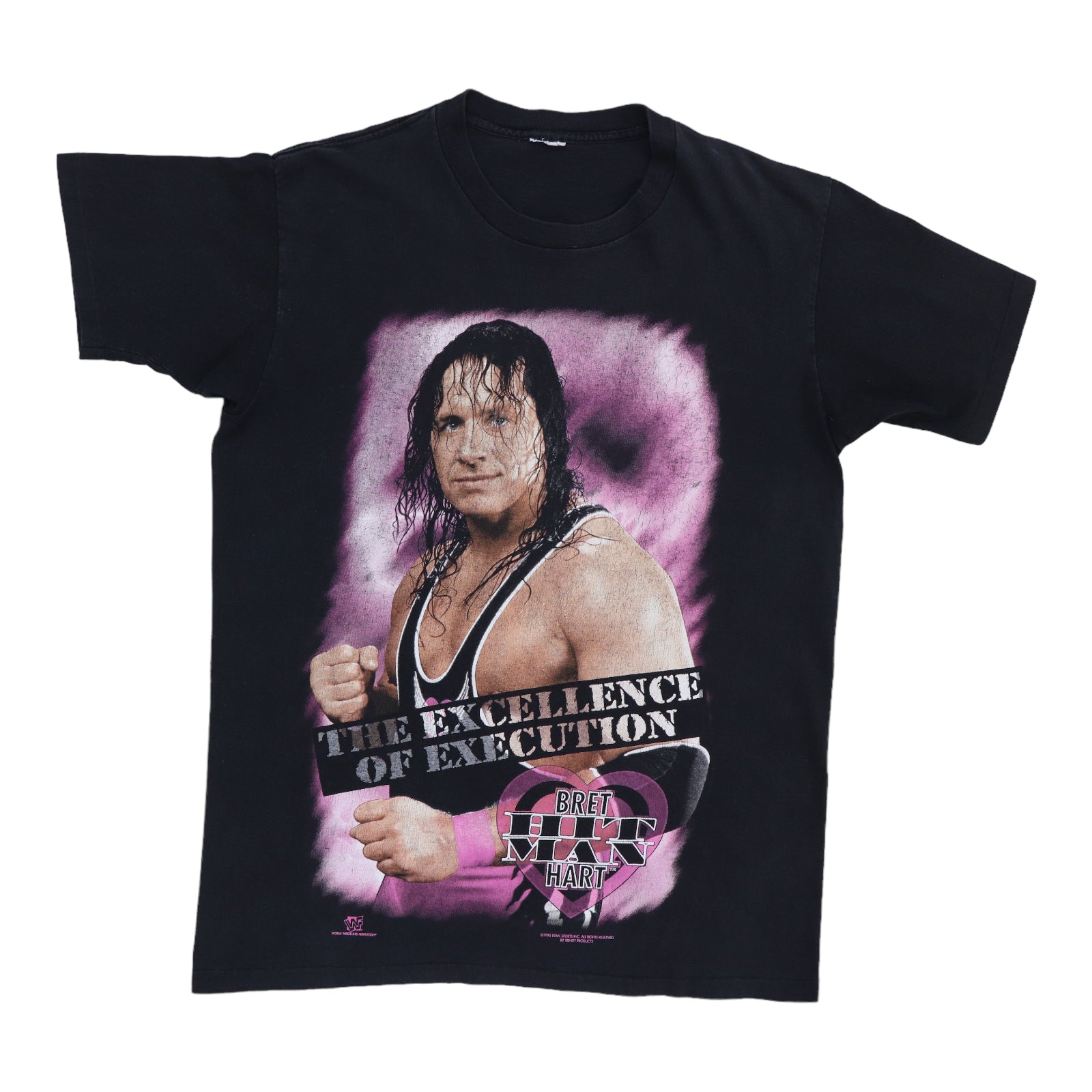 Original vintage 1995 Brett Hart Excellence Of Execution Shirt | WyCo ...