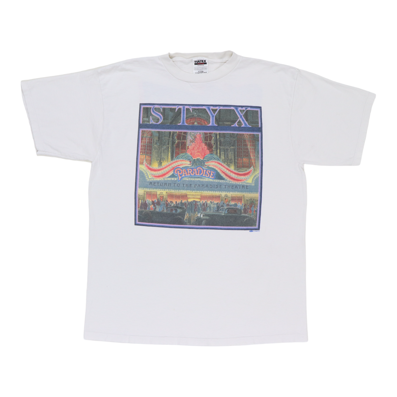 Original vintage 1996 Styx Return To Paradise Theatre Tour Shirt | WyCo ...