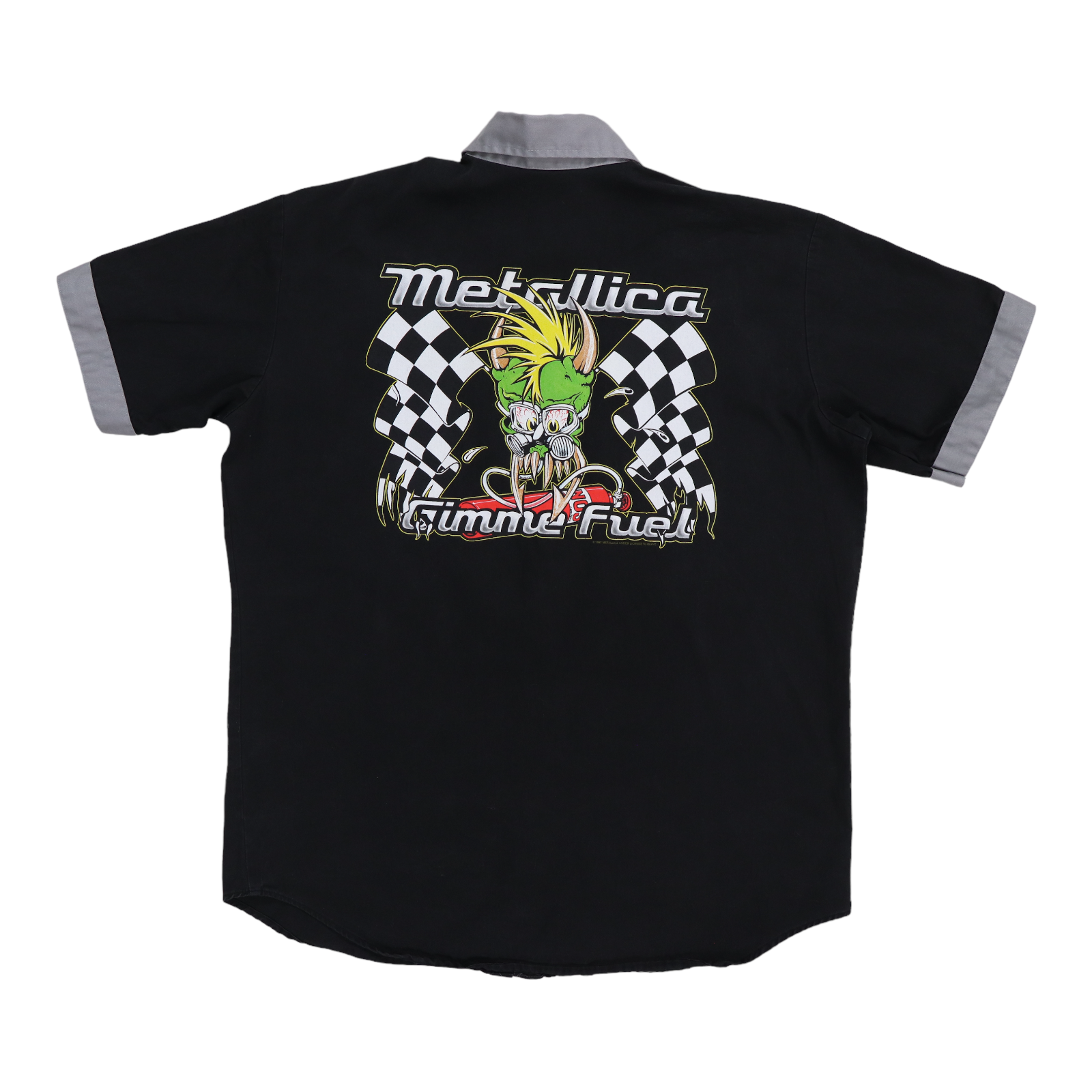1997 Metallica Gimme Fuel Button Up Shirt | Authentic Vintage Tee ...