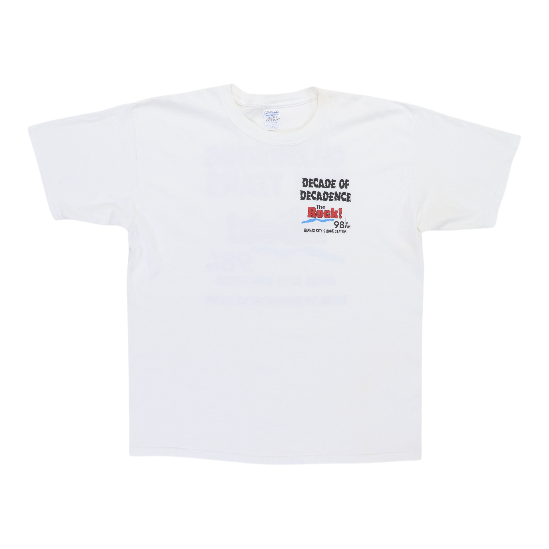 2002 98.9 The Rock Kansas City Decade Of Decadence... - Vintage Tee ...