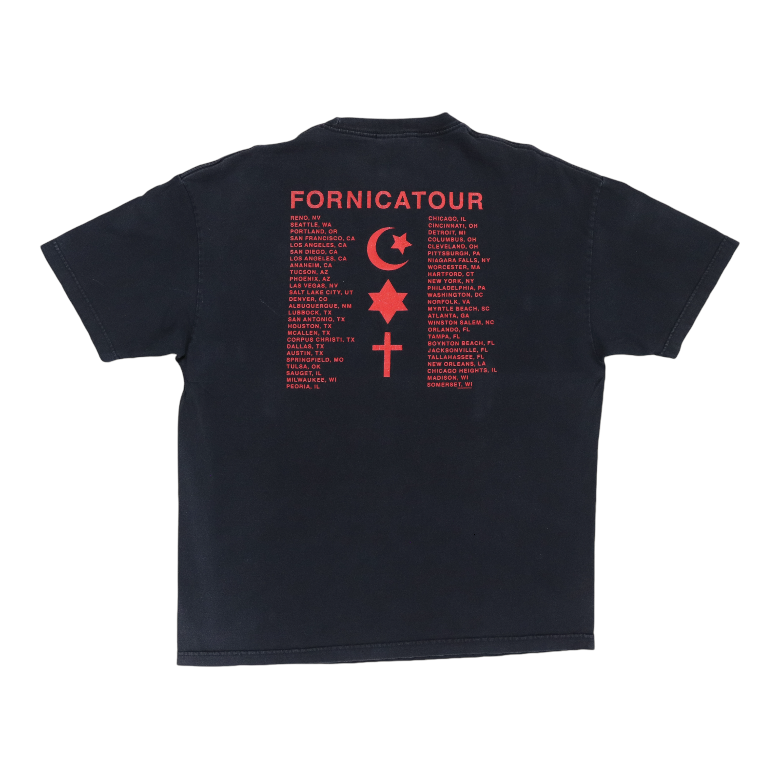 Original vintage 2003 Ministry Fornicator Tour Shirt | WyCo Vintage