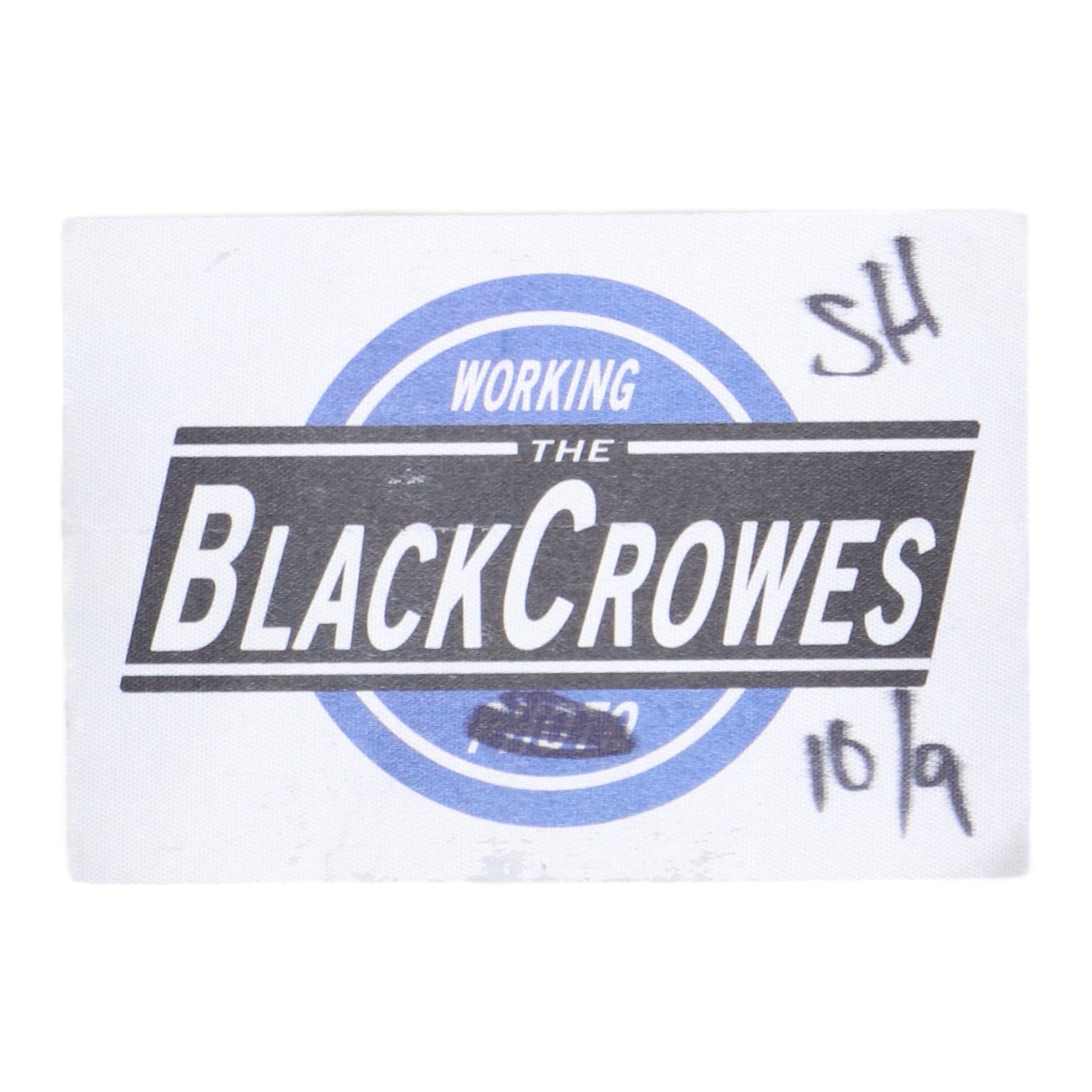 Original vintage 1990s Black Crowes Backstage Pass | WyCo Vintage