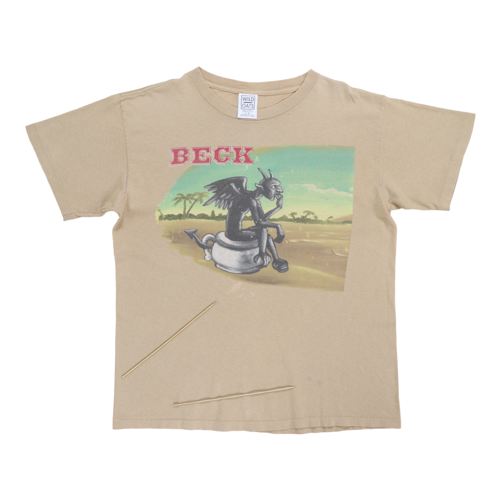 Original vintage 1996 Beck Devil's Haircut Shirt | WyCo Vintage