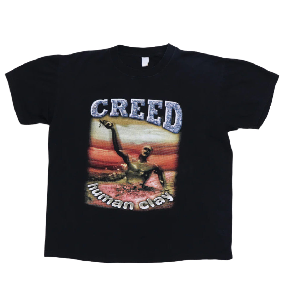 1999 Creed Human Clay Tour Shirt - Authentic Vintage T-Shirt | WyCo Vintage