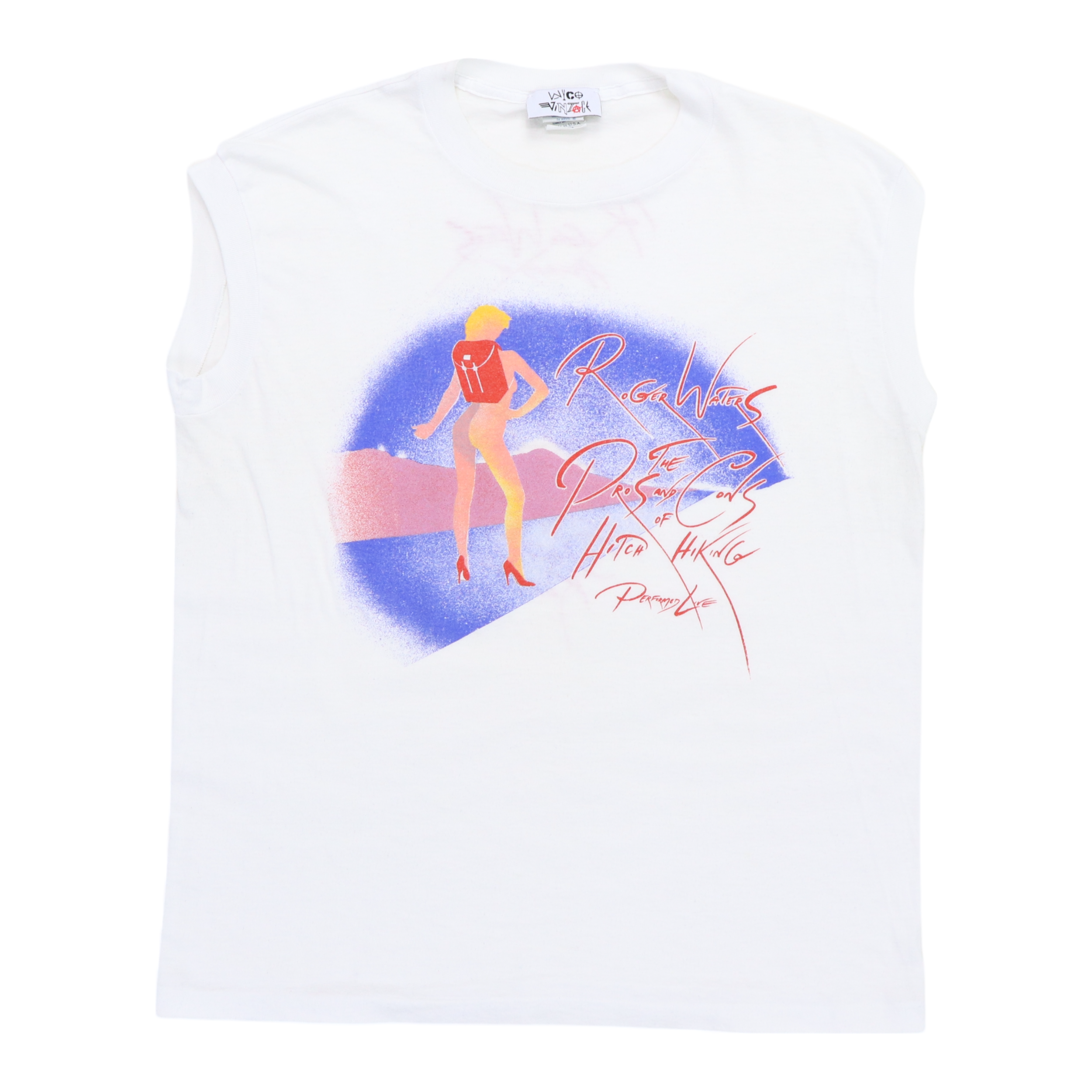 1984 Roger Waters Pros and Cons Tour Sleeveless Shirt | Authentic V ...