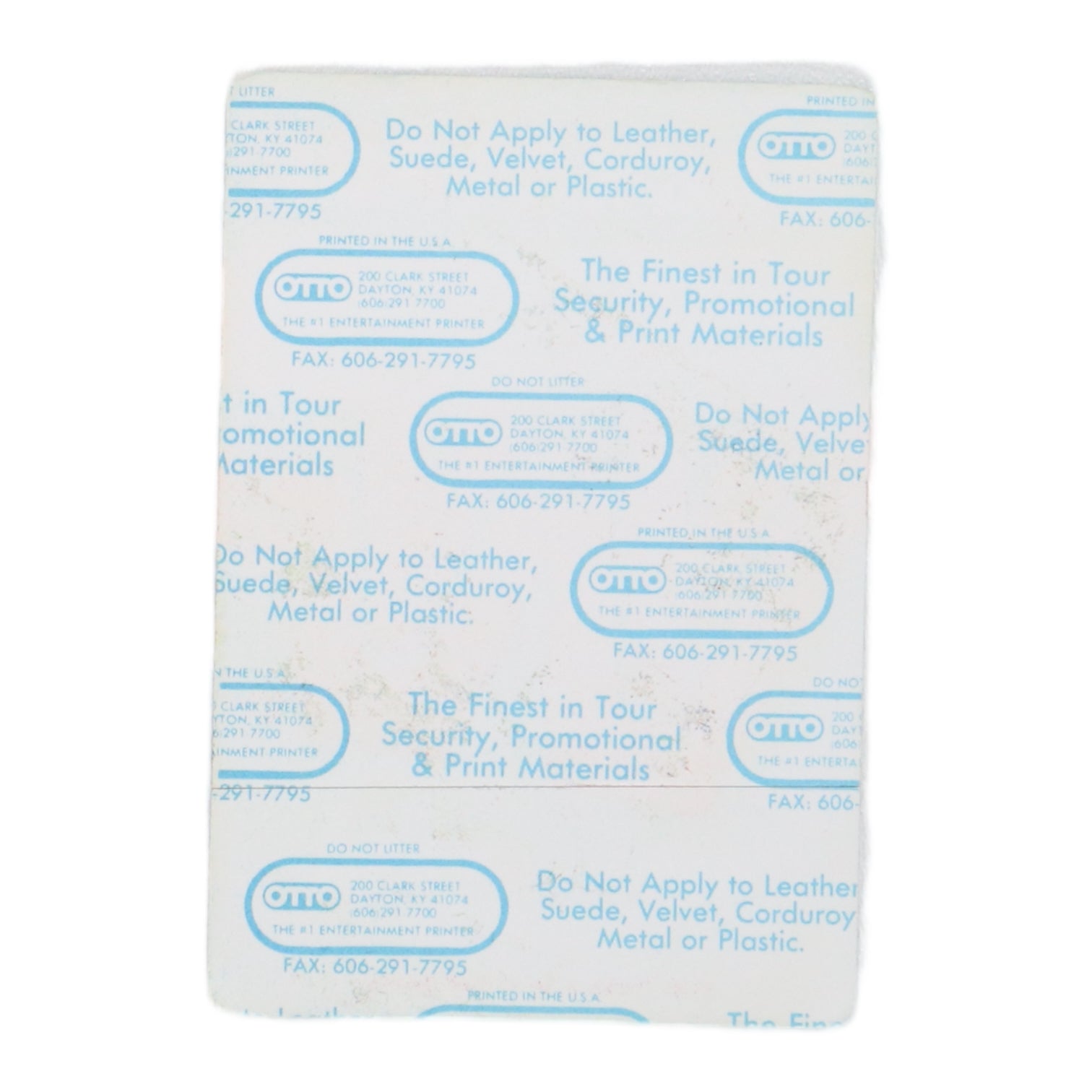 Backstage Pass Collection | Authentic Vintage Backstage Passes – WyCo ...
