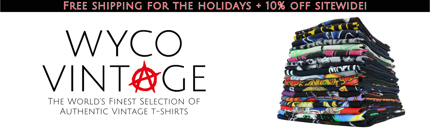 WyCo Vintage | Authentic Vintage Shirts, Vintage Band Tees, and more!