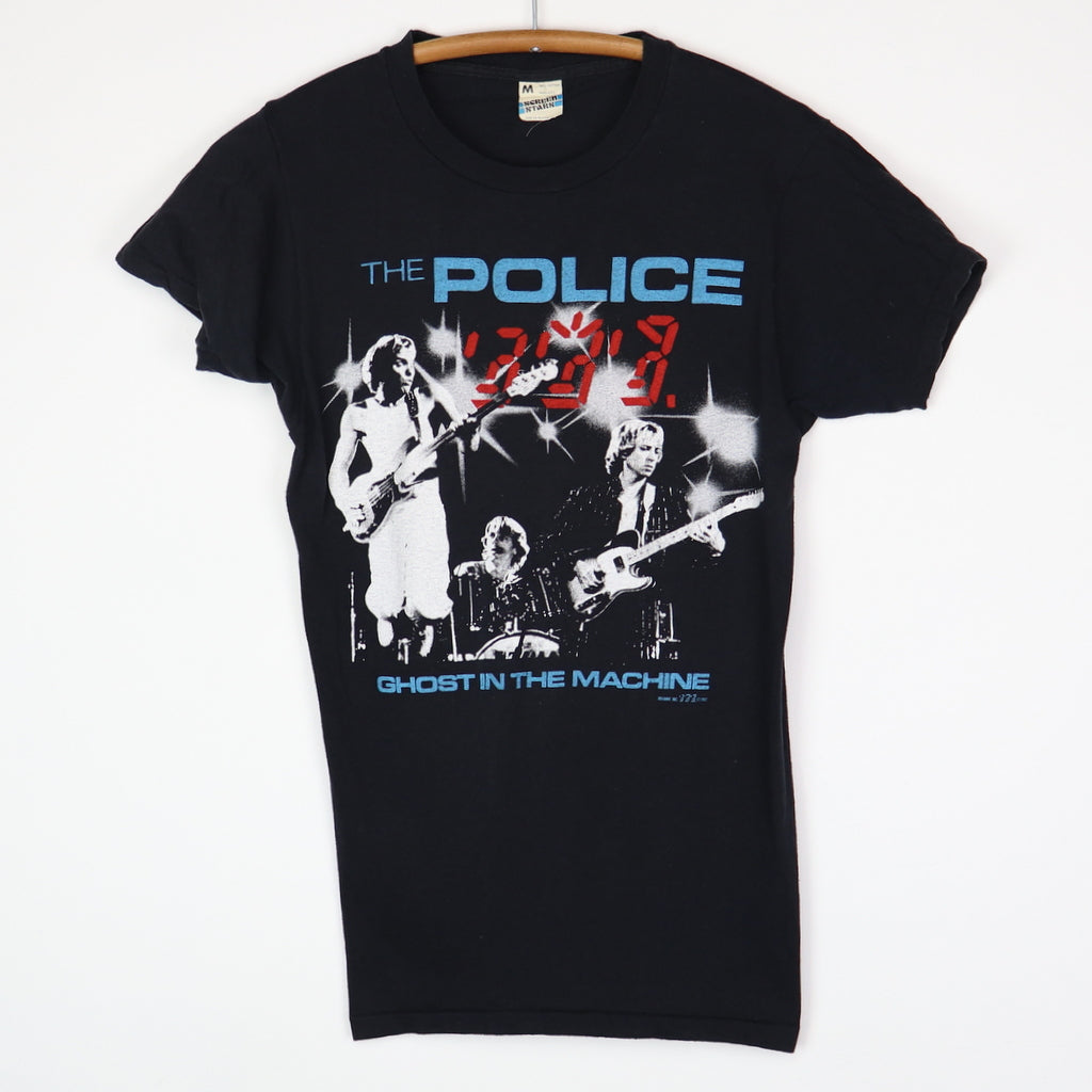 1982 The Police Ghost In The Machine North American Tour Shirt | WyCo ...