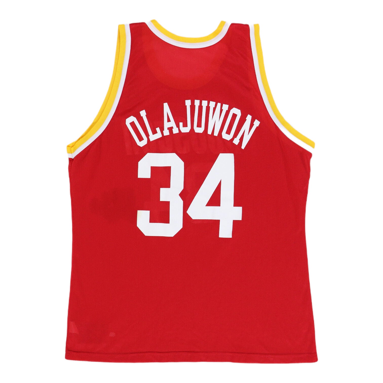 1990s Hakeem Olajuwon Houston Rockets NBA Basketball Jersey – WyCo Vintage