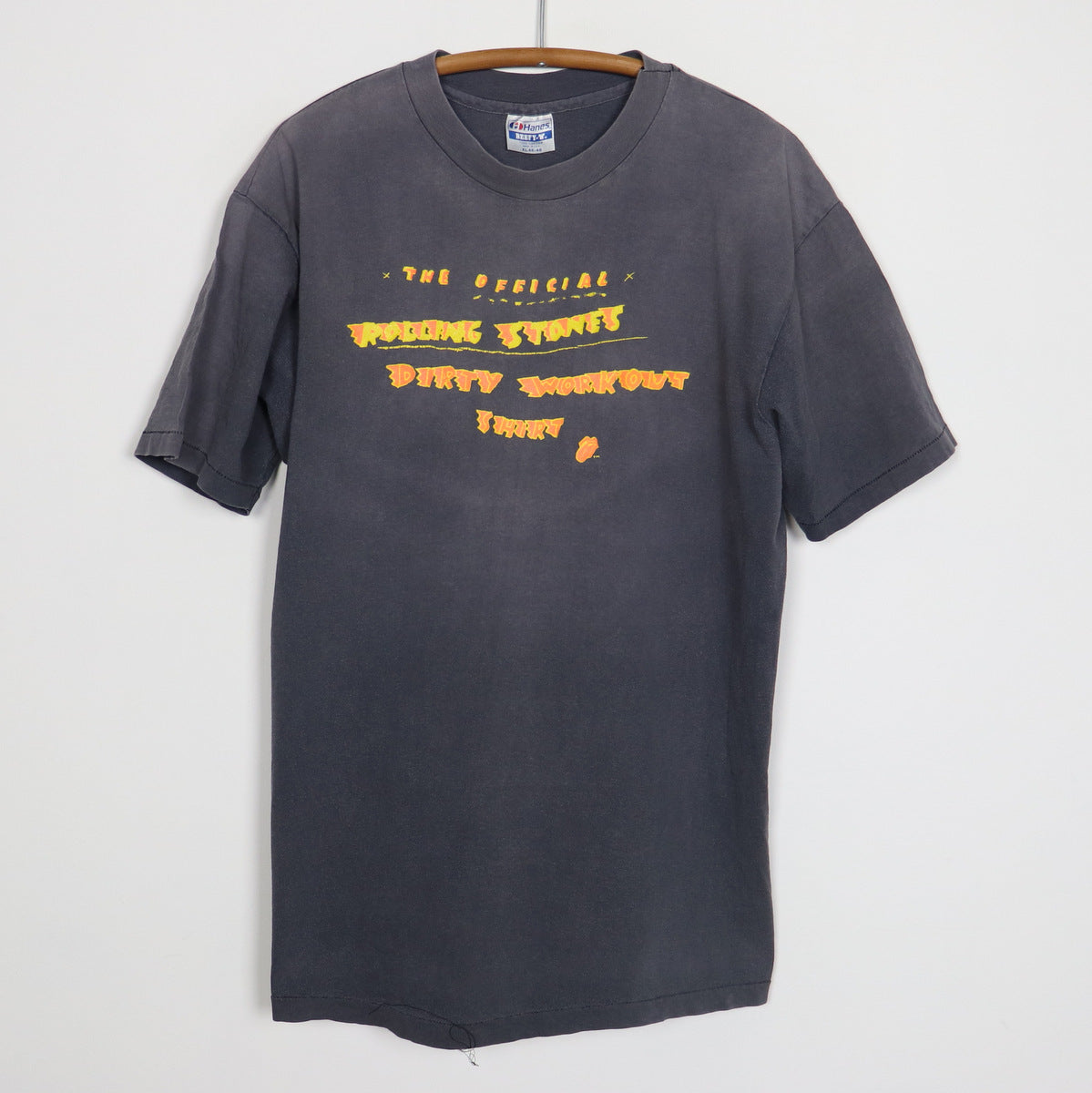 Original vintage 1986 Rolling Stones Dirty Work Olga Shirt | WyCo Vintage