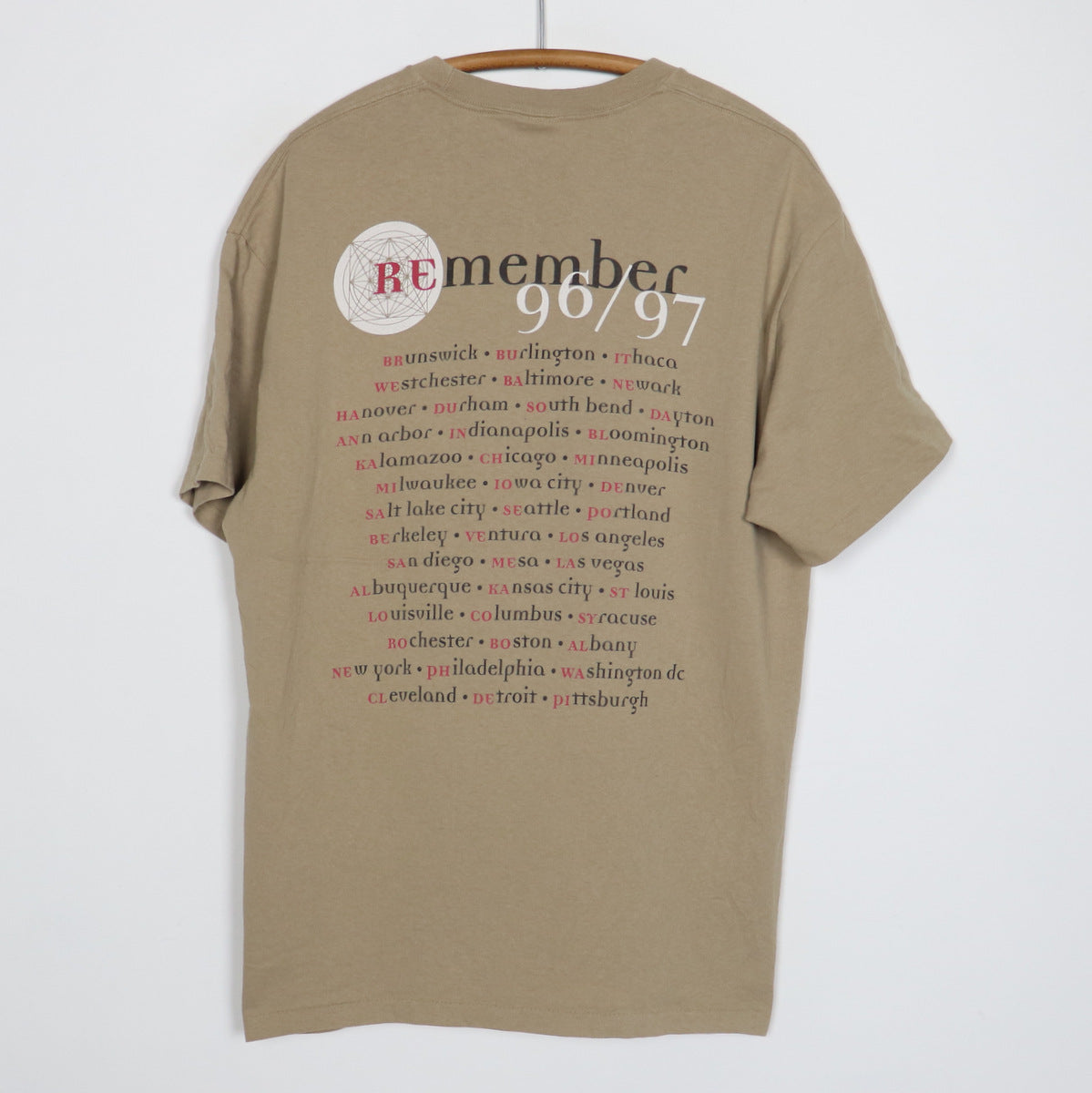 1996 Rusted Root Remember Tour Shirt – WyCo Vintage