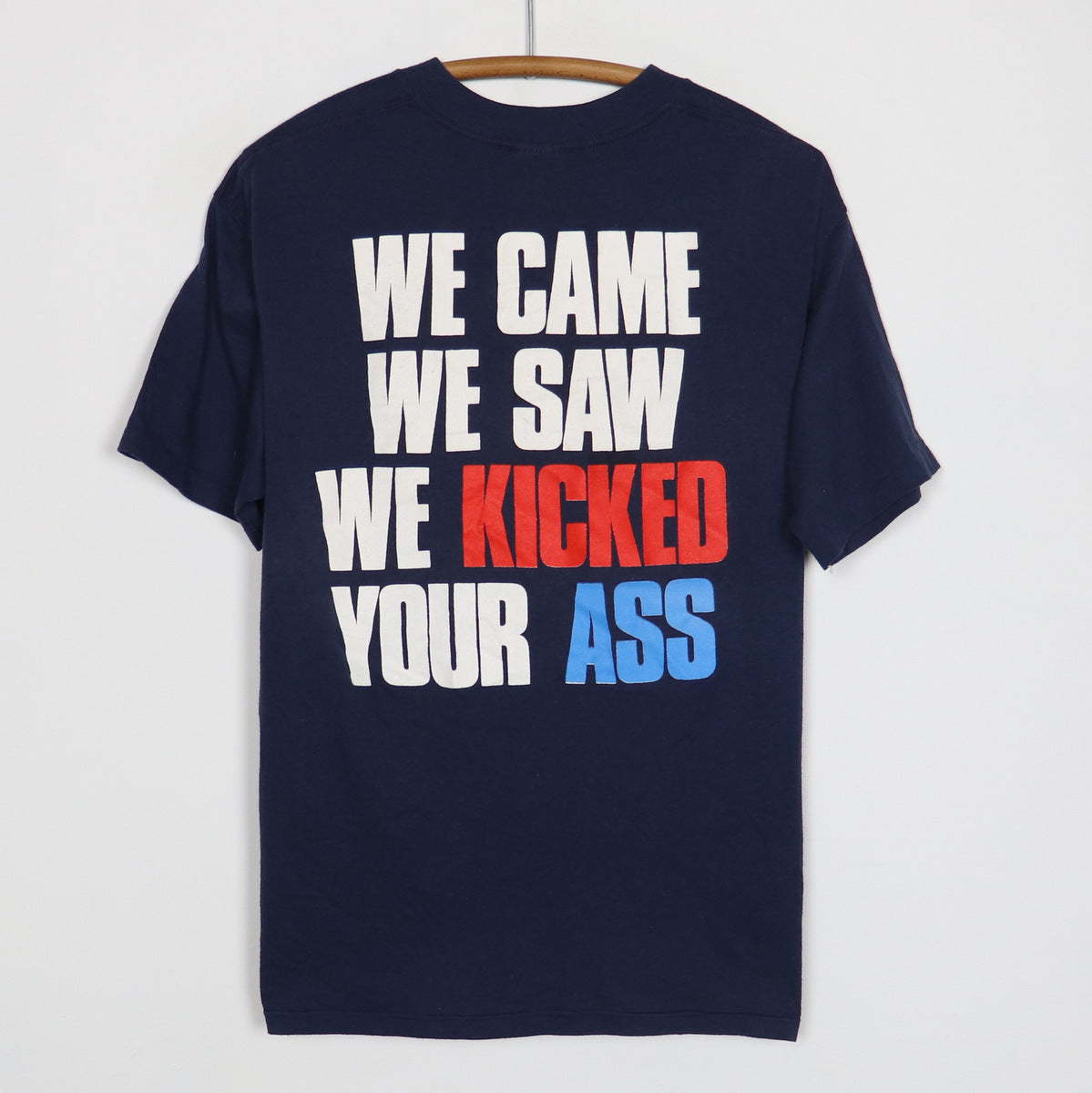 1980s Bon Jovi We Came We Saw We Kicked Your Ass Shirt – WyCo Vintage
