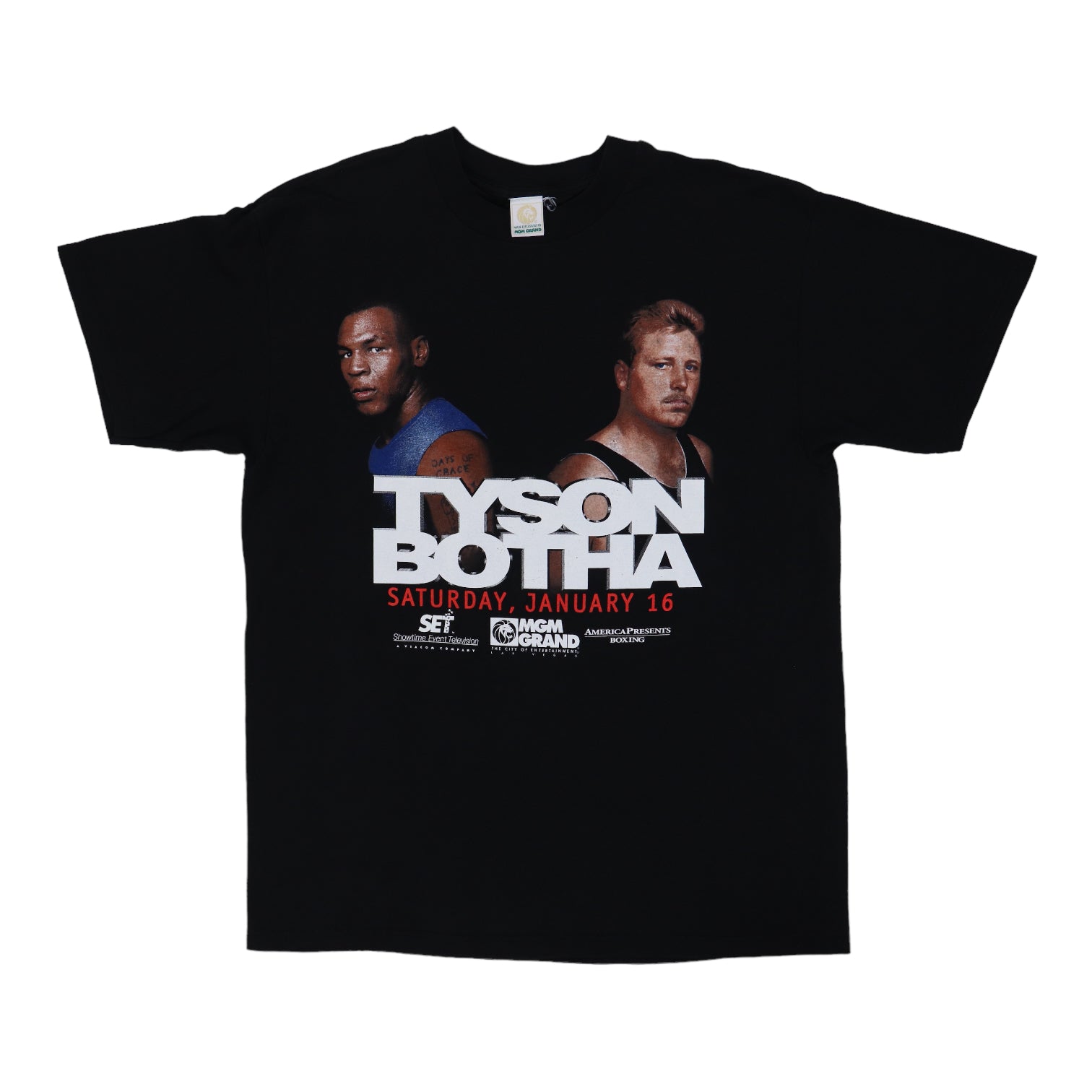 1993 Mike Tyson vs Francois Botha MGM Grand Boxing Shirt – WyCo Vintage