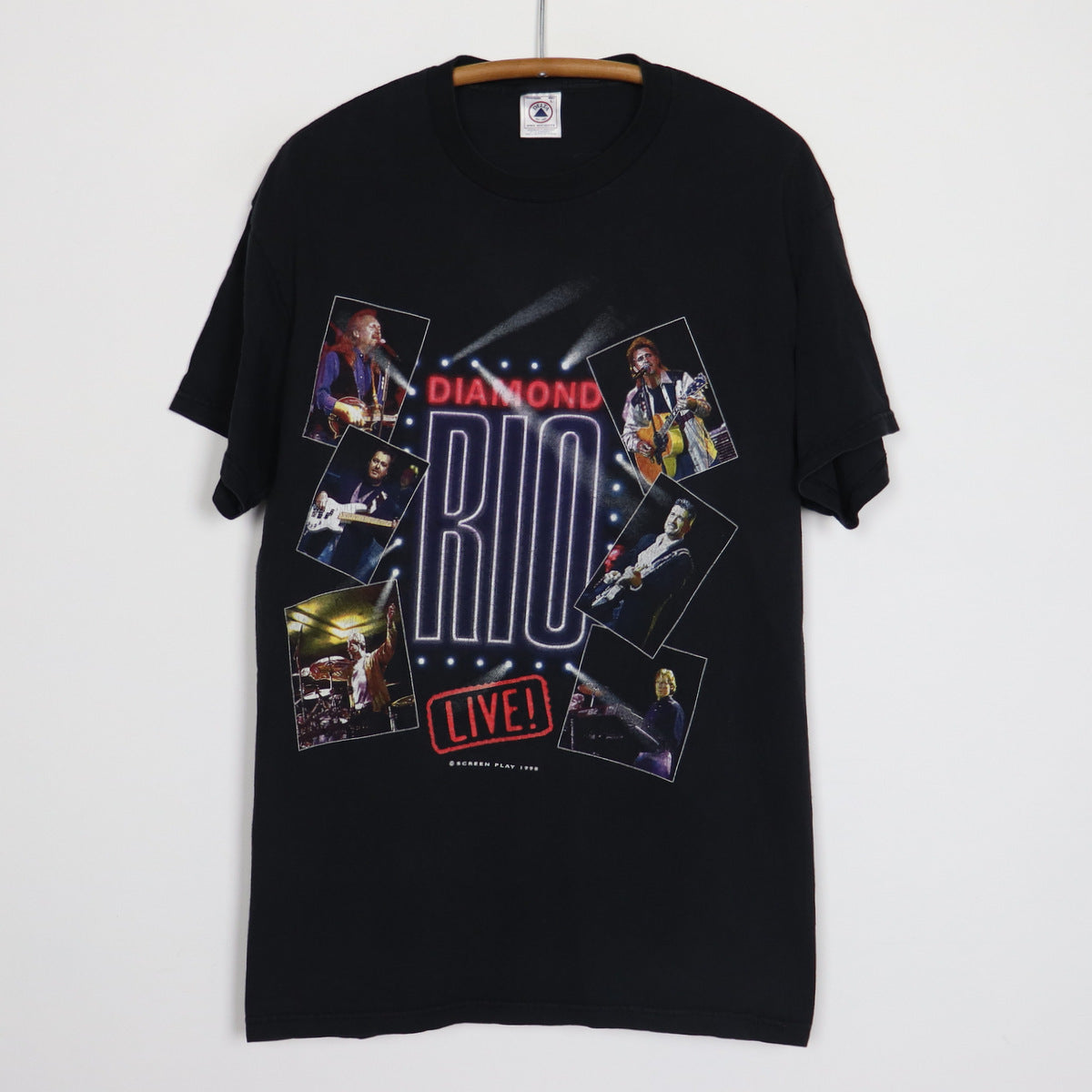 1998 Diamond Rio Concert Shirt | Authentic Vintage Tee – WyCo Vintage